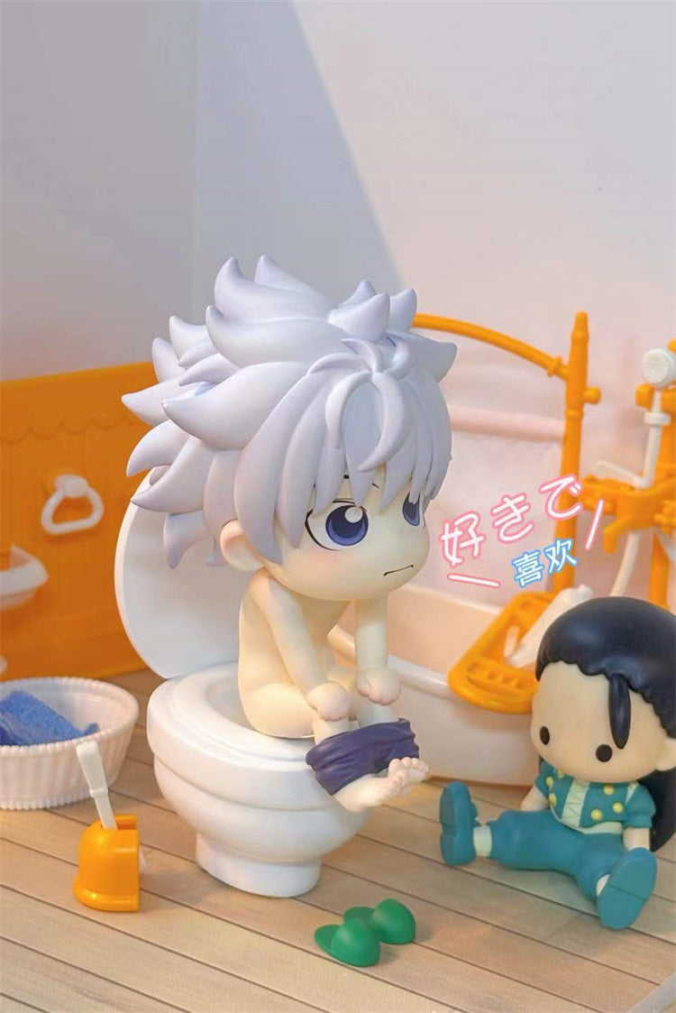 Hunter x Hunter Mini Studio Toilet Little Killua Resin Statue [PRE-ORD
