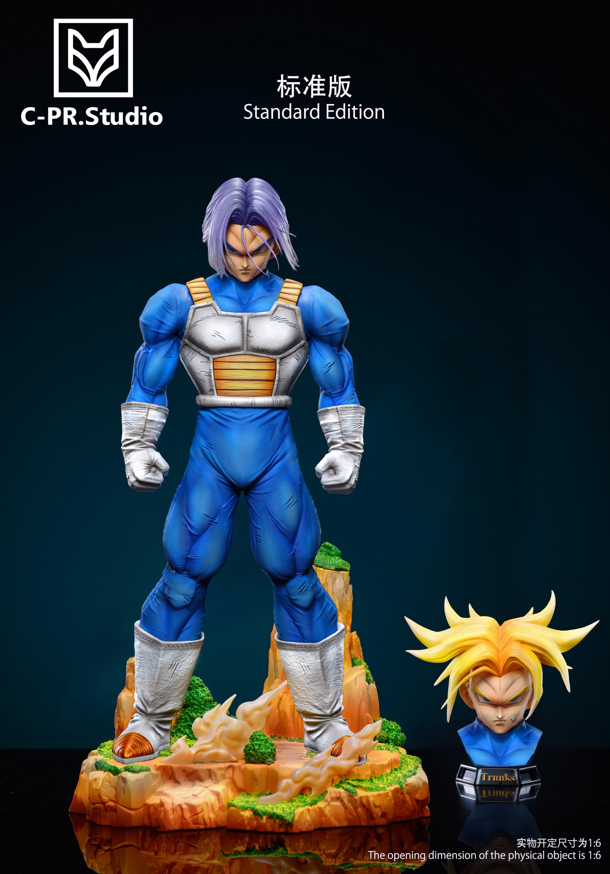 Dragon Ball Cpr Studio Trunks Saiyan Armor Resin Statue – ClubHouse Statues