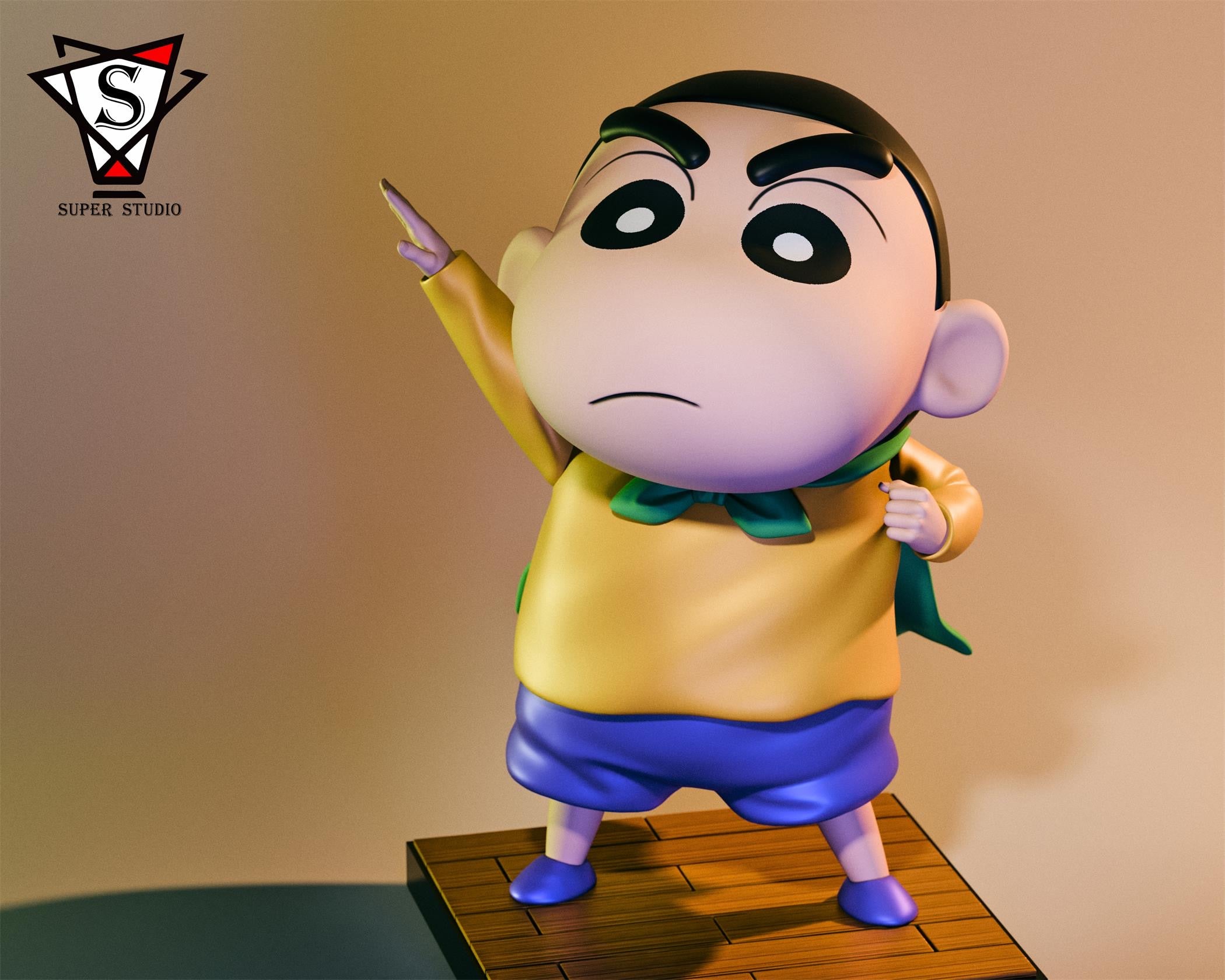 Crayon Shin Chan Super Studio Shinnosuke Nohara Transformation Resin S