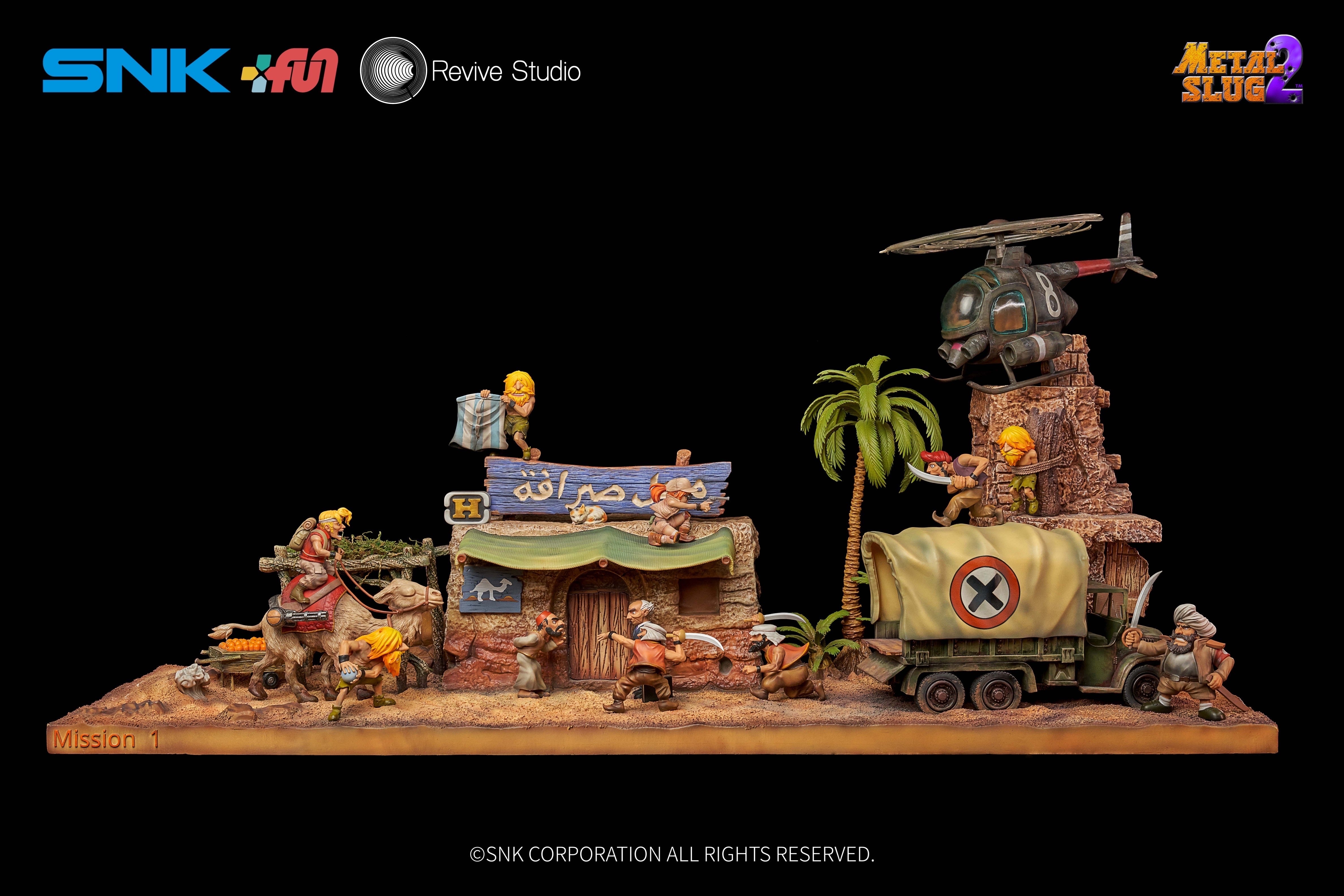 Metal Slug SNK x Revive Studio Iconic Scene Licensed Resin Statue ...