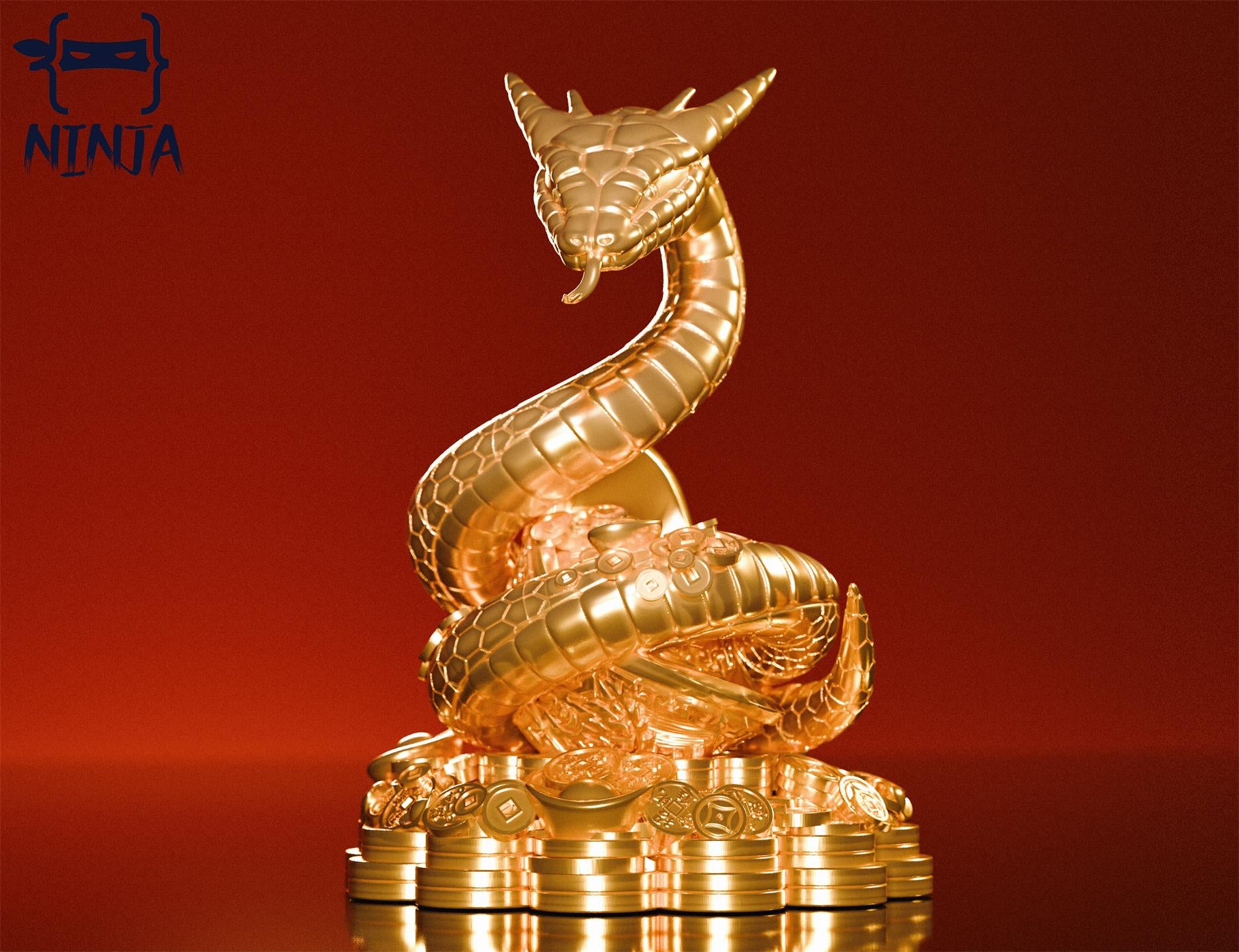 Naruto NINJA Studio Auspicious Serpent Brings Blessings Resin Statue ...