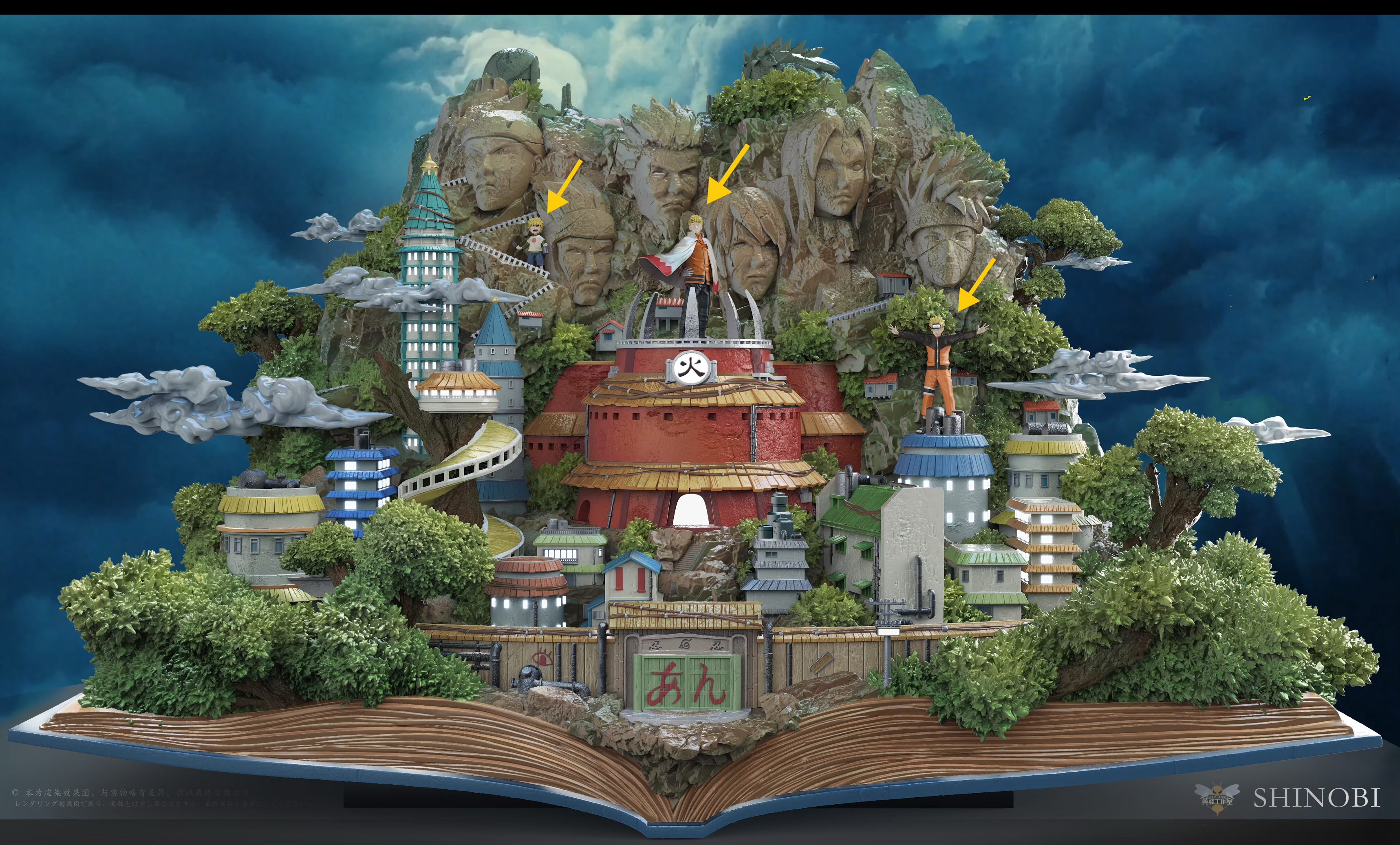Naruto WASP Studio Village Hidden in the Leaves x Valley of the End Re ...