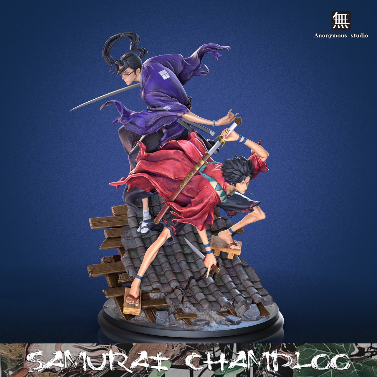Samurai Champloo Anonymous Studio Samurai Champloo Mugen Resin Statue ...