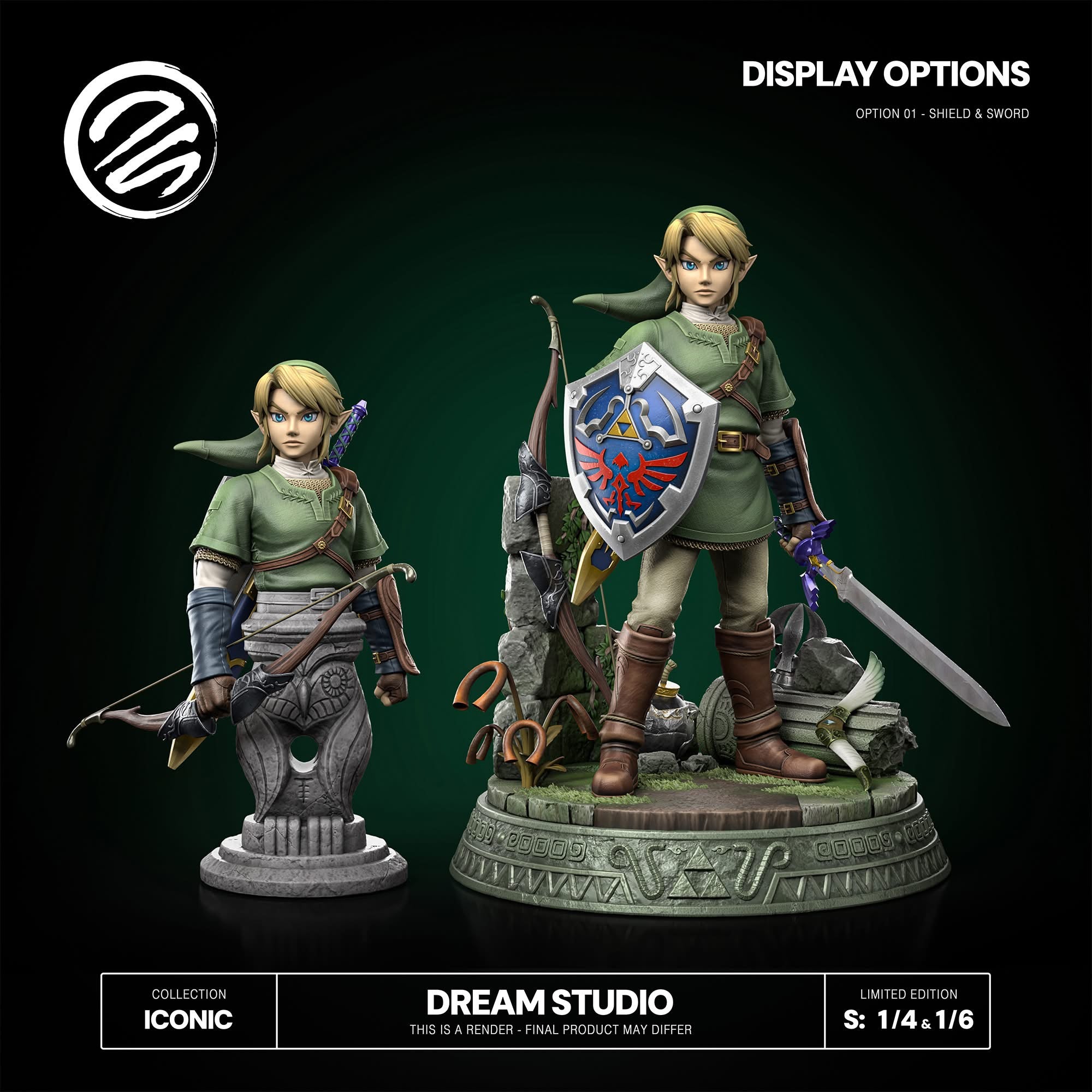 The Legend of Zelda Dream Studio Link Hero Of Twilight Resin Statue ...