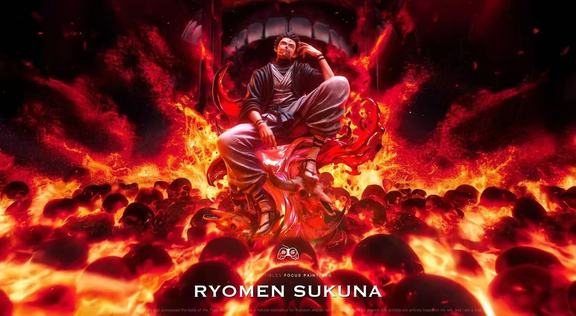 Jujutsu Kaisen PG Studio Ryomen Sukuna Resin Statue – ClubHouse Statues