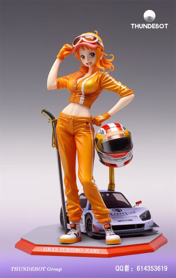 One Piece TB Studio Racing Driver Nami Resin Statue – ClubHouse Statues