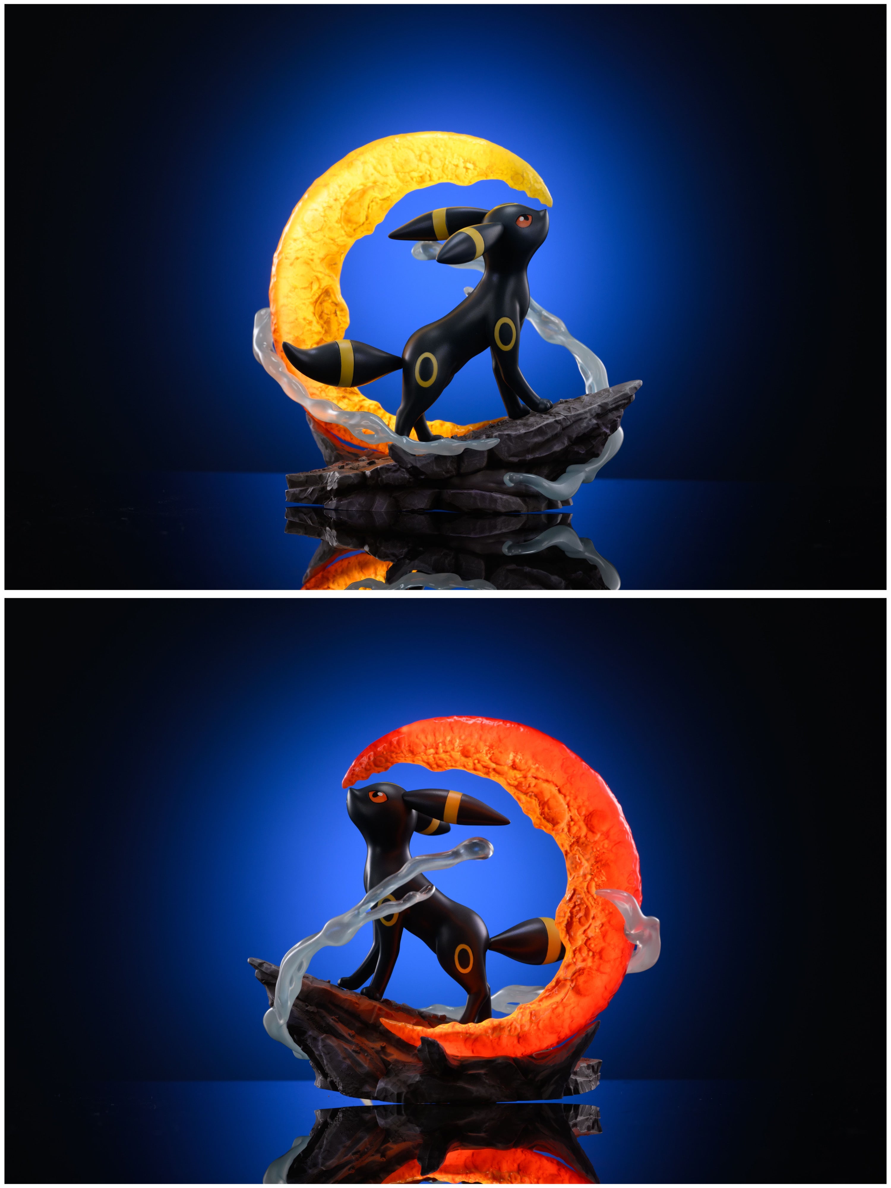 Pokemon Digital Monster Studio Umbreon Eevee Family Series Resin Statu