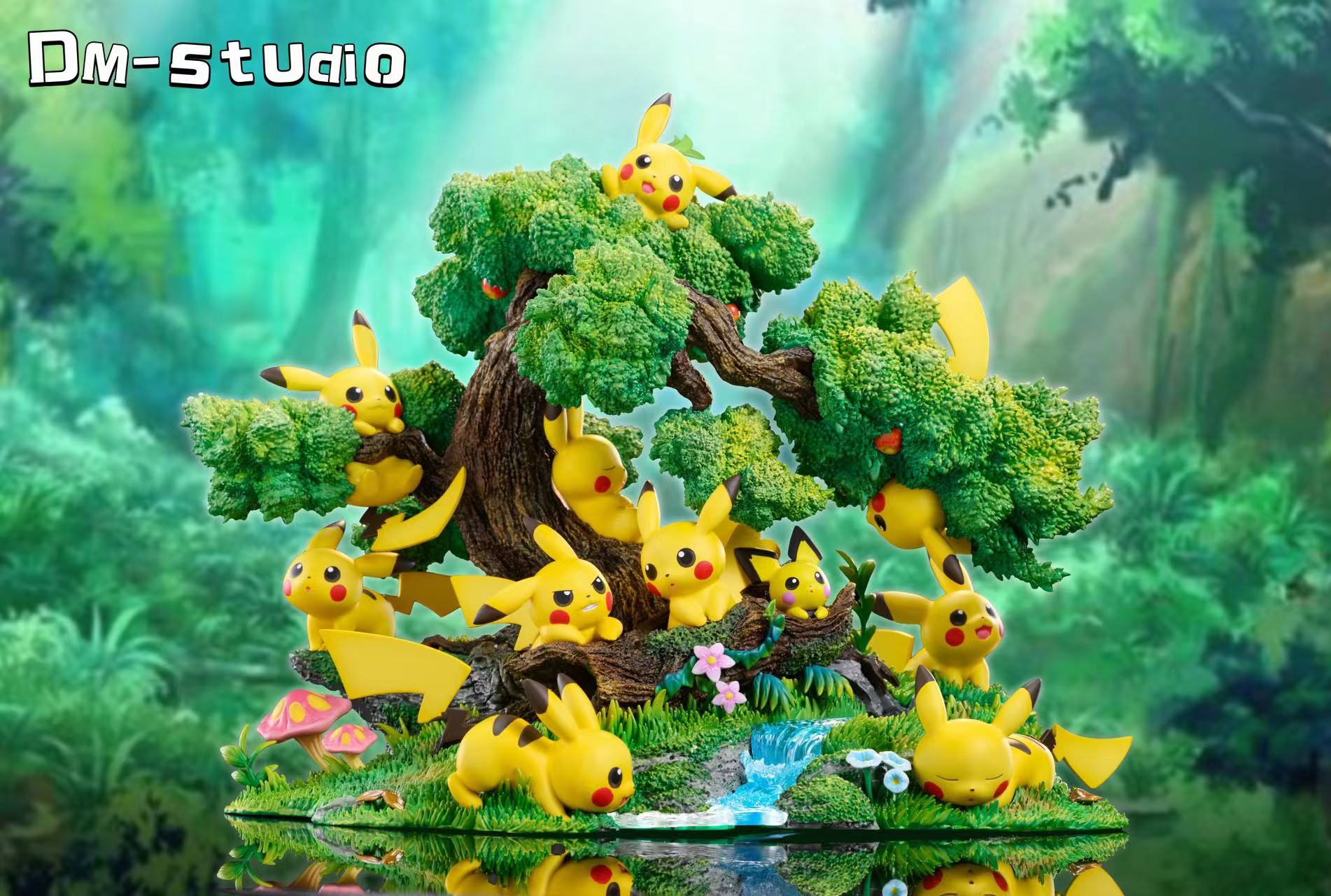 Pokemon DM Studio Pikachu Garden Resin Statue - Preorder