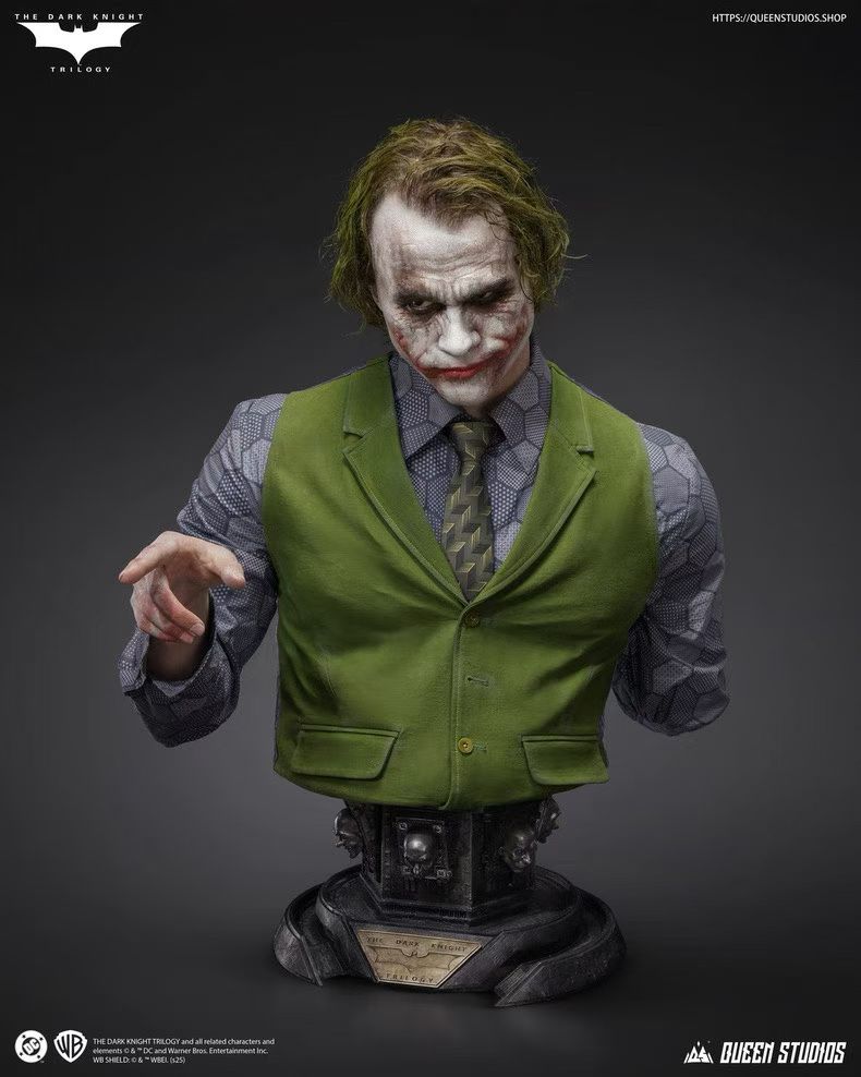 DC Queen Studio Joker Bust Life Size Licensed Resin Statue – ClubHouse ...