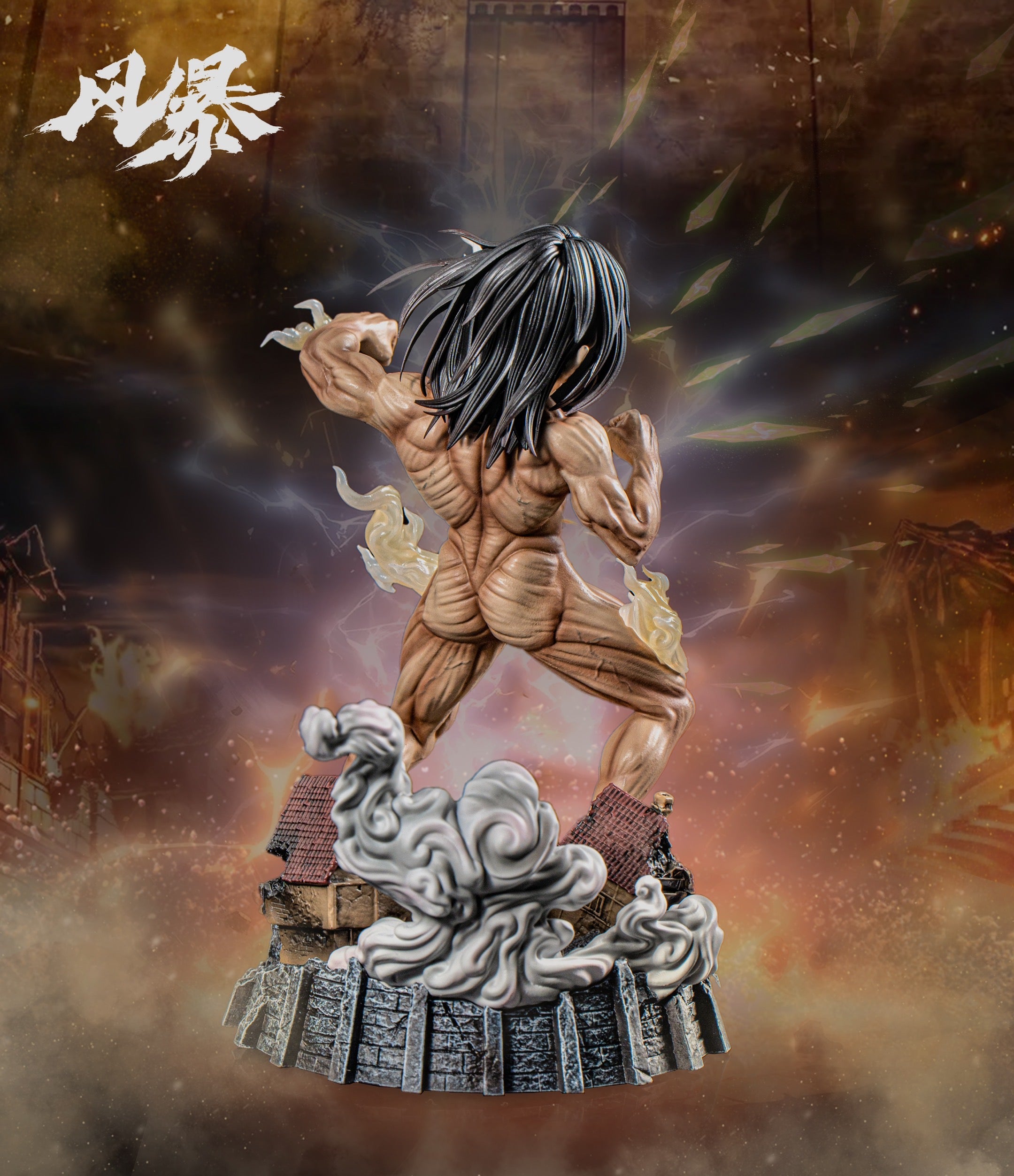 Attack on Titan Feng Bao Studio Eren Resin Statue – ClubHouse Statues