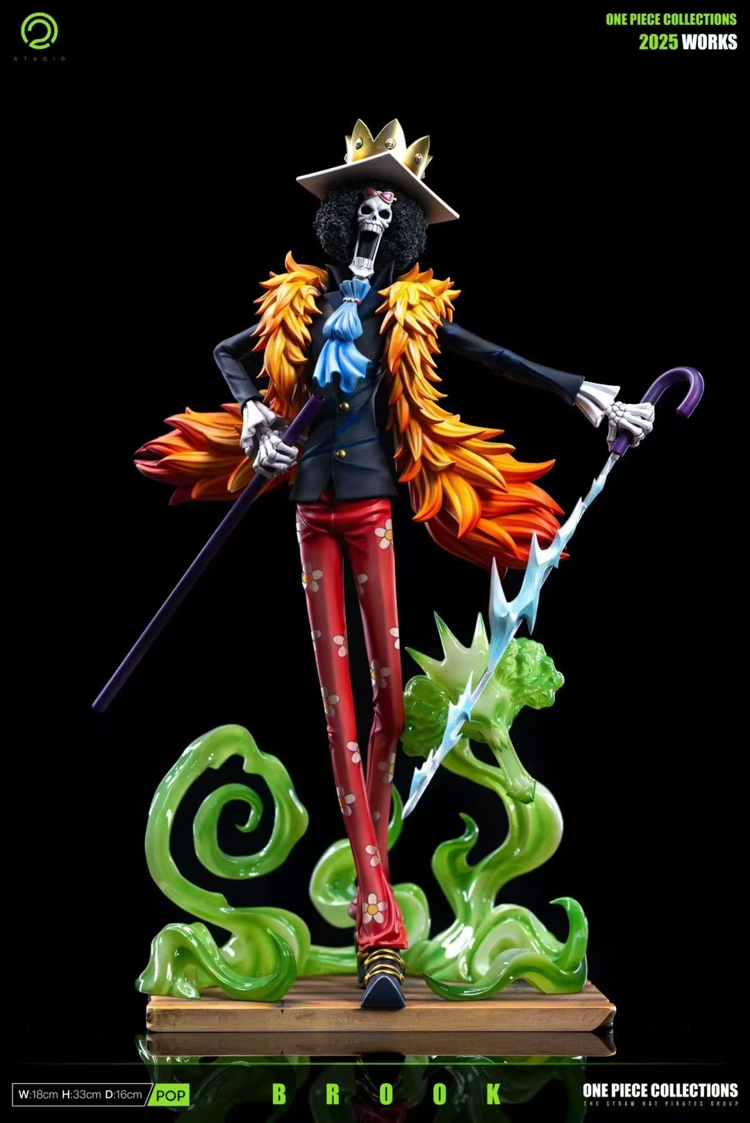 One Piece C2 Studio Brook Resin Statue – ClubHouse Statues