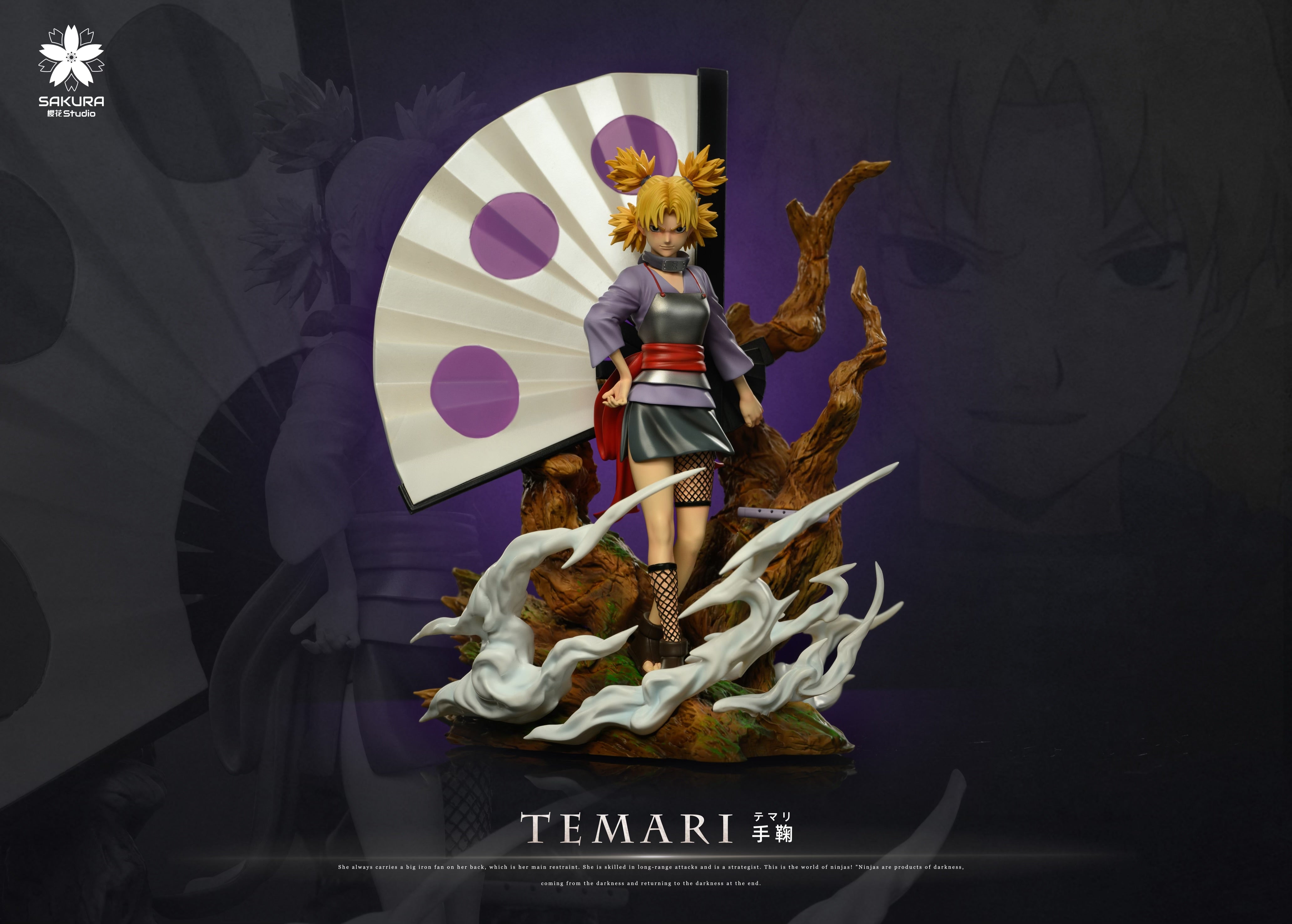 Naruto SAKURA Studio Temari Resin Statue – ClubHouse Statues