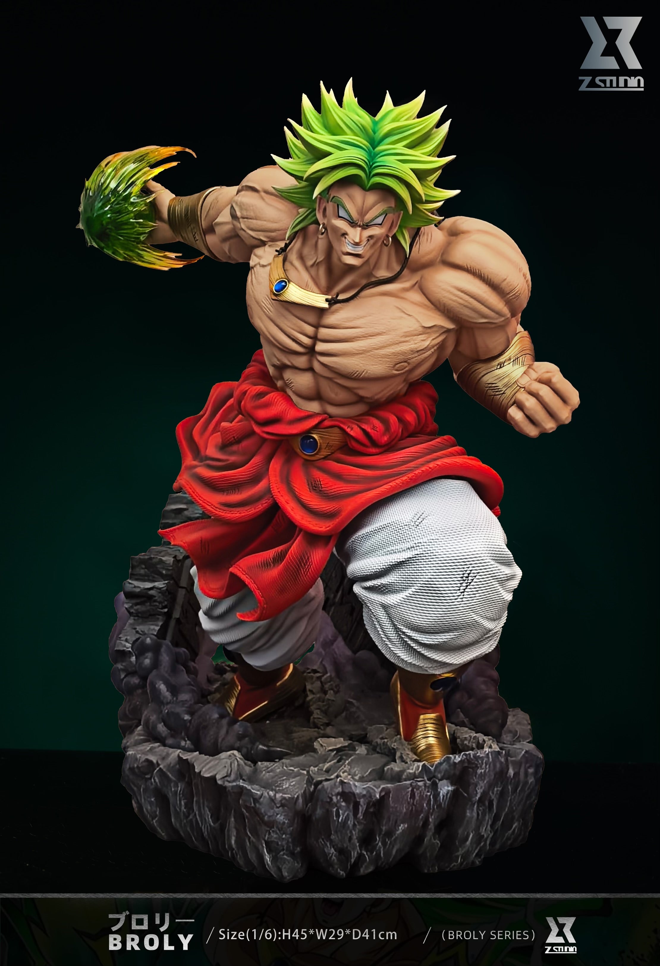 Dragon Ball Z Studio Broly Legendary Super Saiyan Resin Statue ...