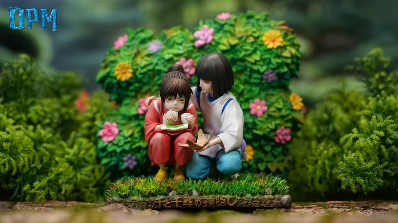 Spirited Away OPM Studio Chihiro Ogino x Haku Resin Statue – ClubHouse Statues
