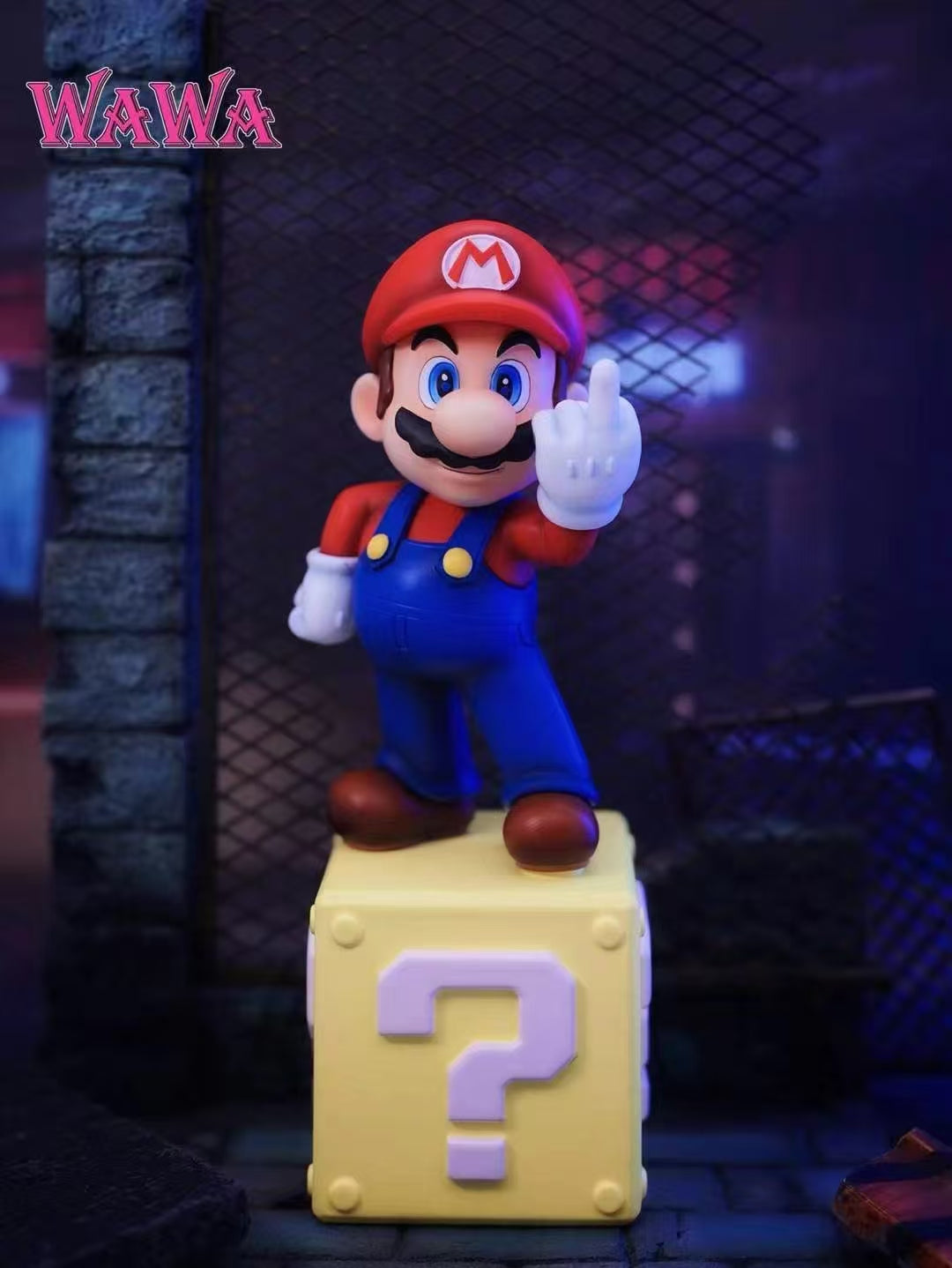 Super Mario Bros WAWA Studio Mario Cube Resin Statue – ClubHouse Statues