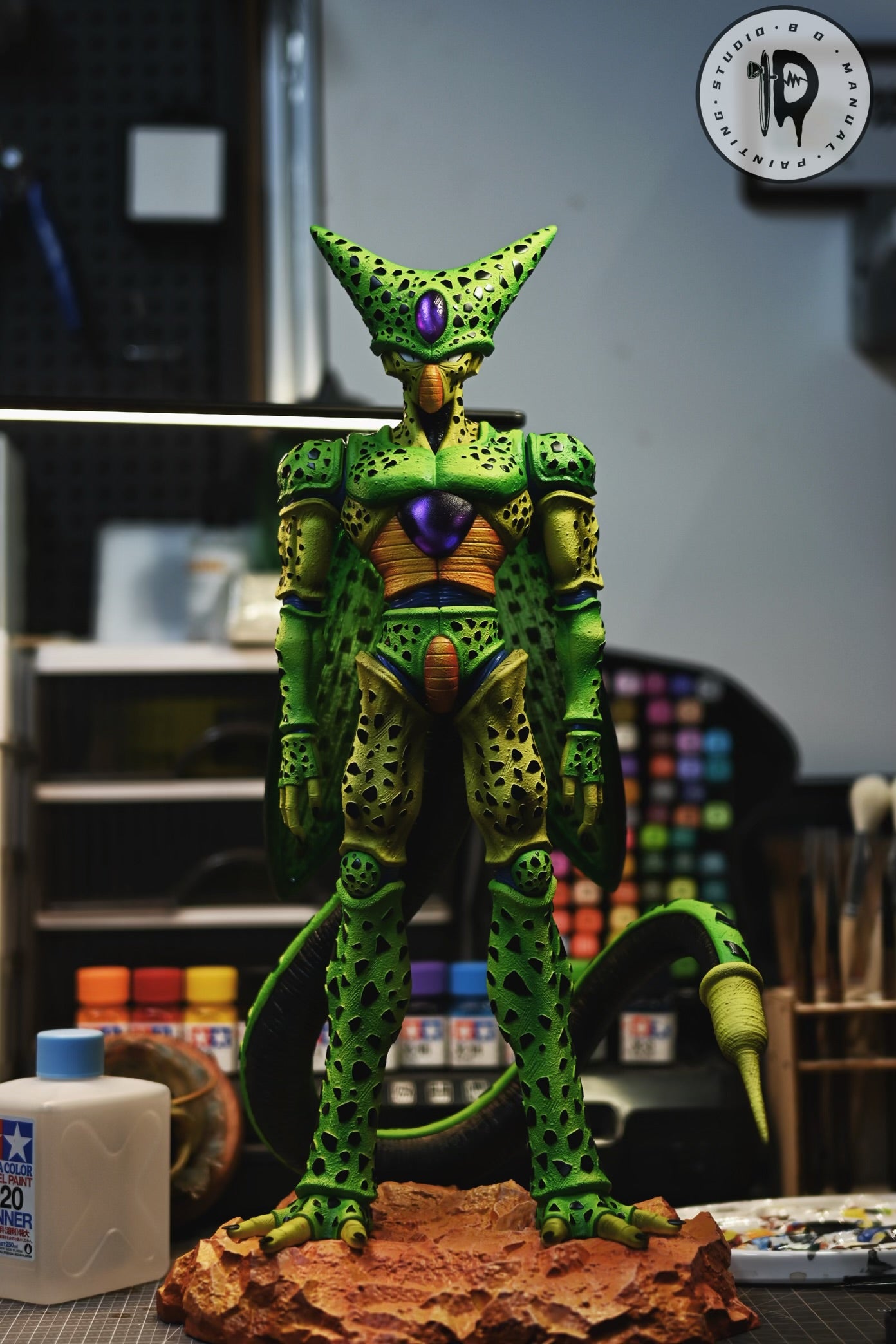 Dragon Ball XG Studio Cell First Form Resin Statue – ClubHouse Statues