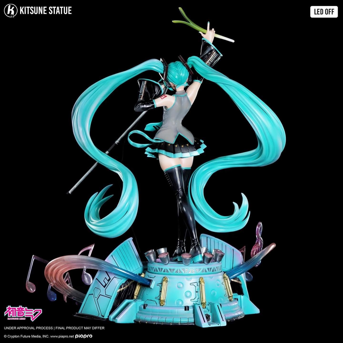 Hatsune Miku Virtual Singer Kitsune Studio Licensed Miku Resin Statue ...