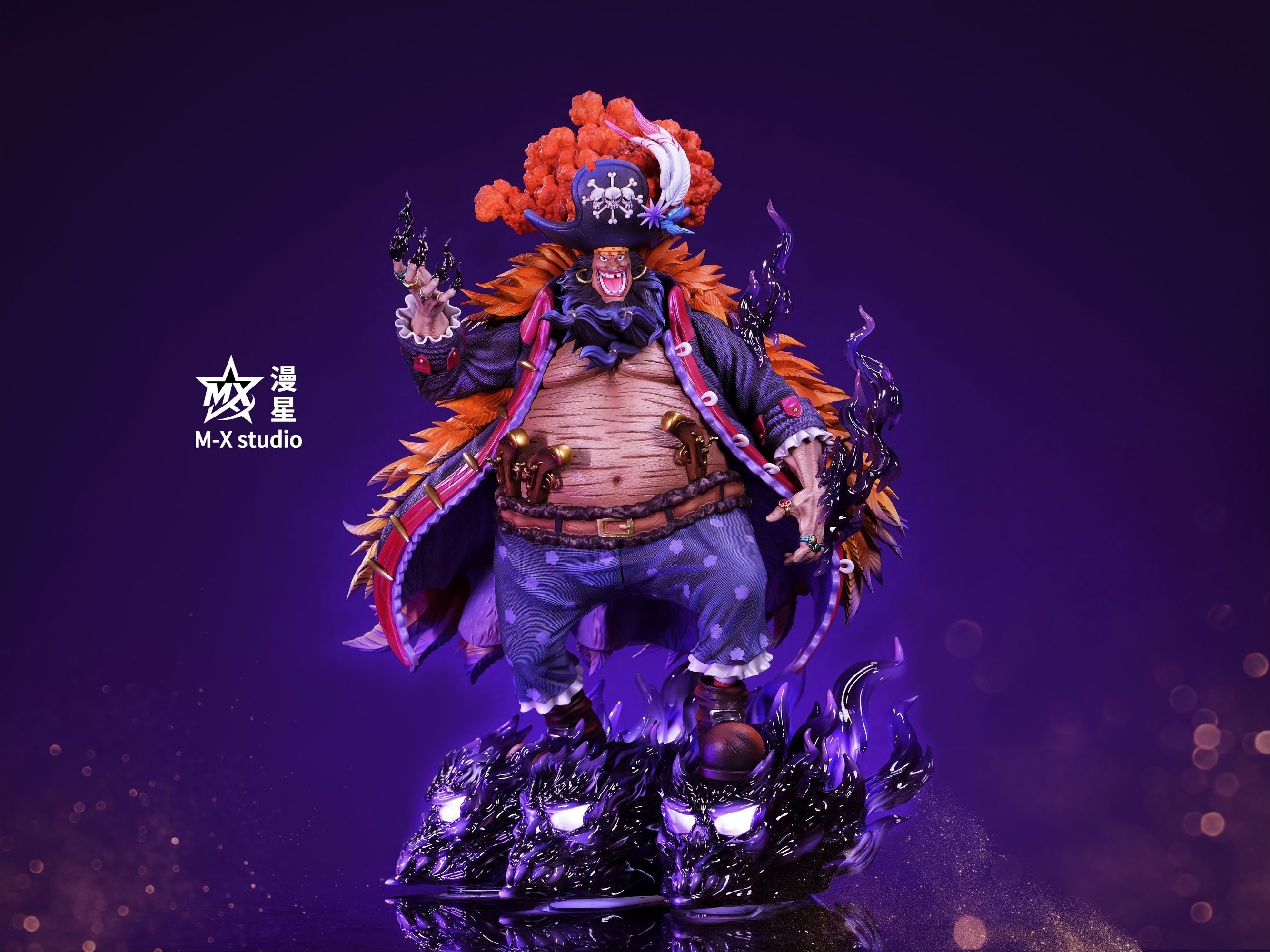 One Piece MX Studio Marshall D Teach Blackbeard Resin Statue ...