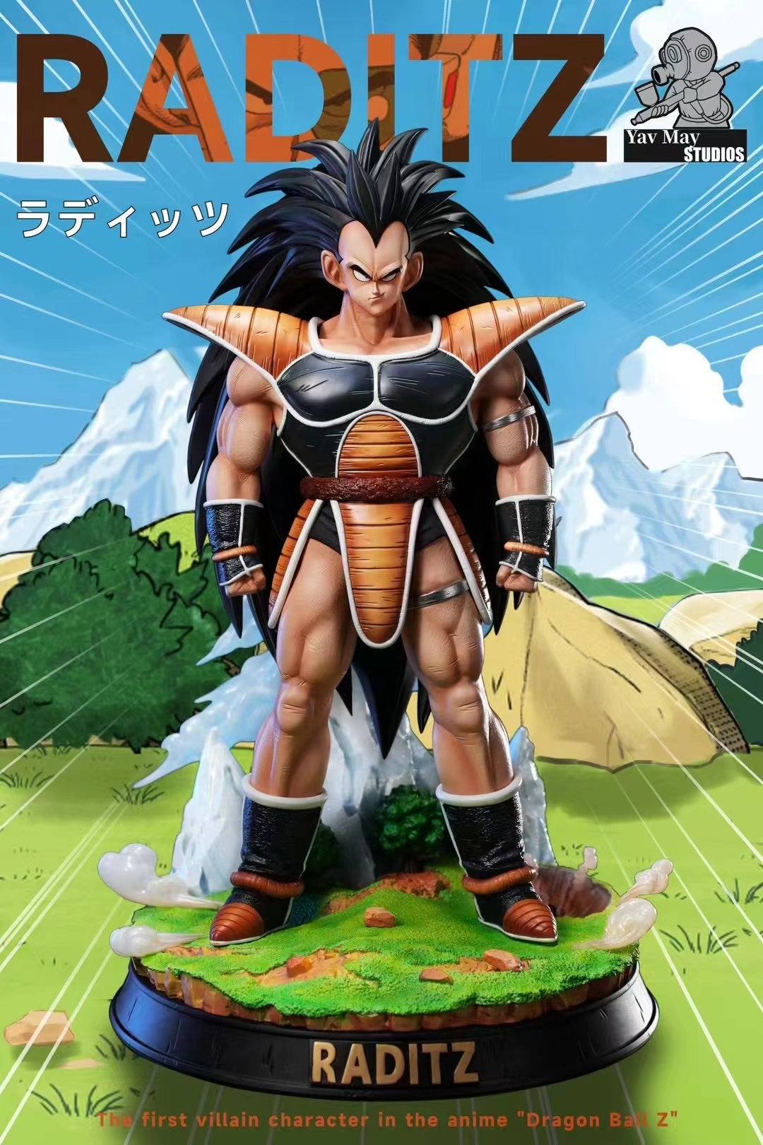 Dragon Ball Yav May Studio Raditz Resin Statue – ClubHouse Statues