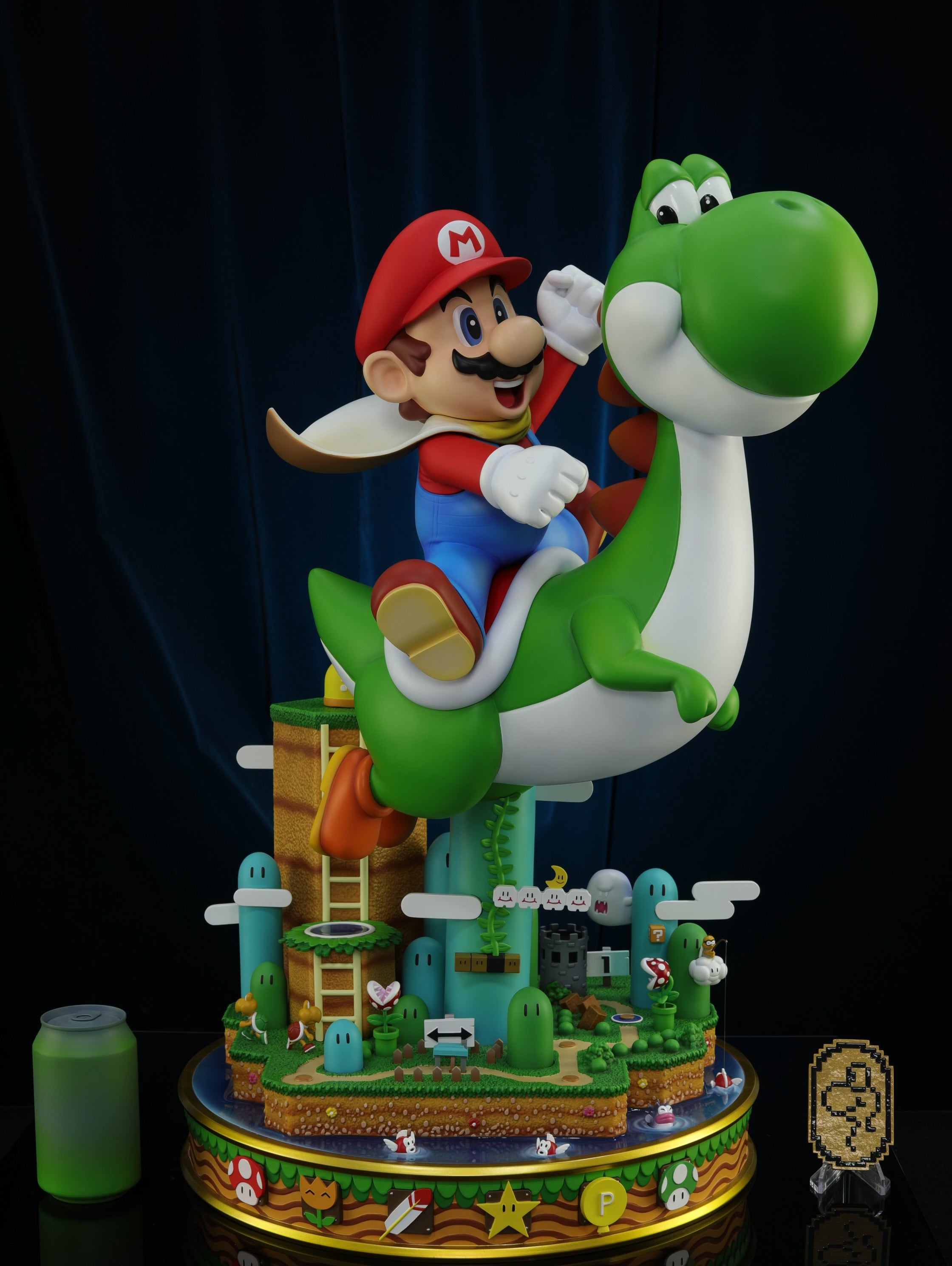 Super Mario Kintsukuroi Creations World Diorama Resin Statue ...