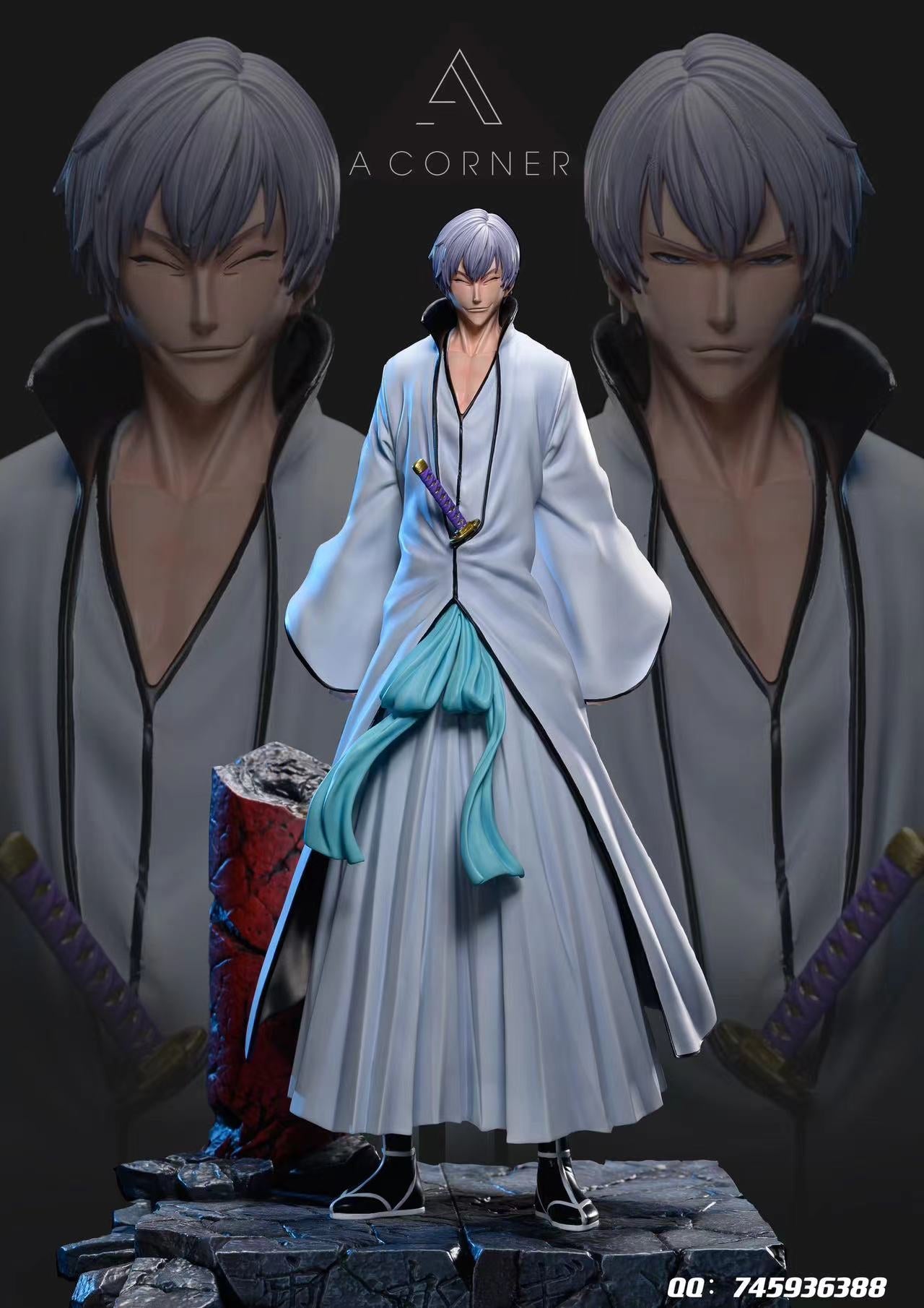 Bleach AC Studio Ichimaru Gin Resin Statue - Preorder
