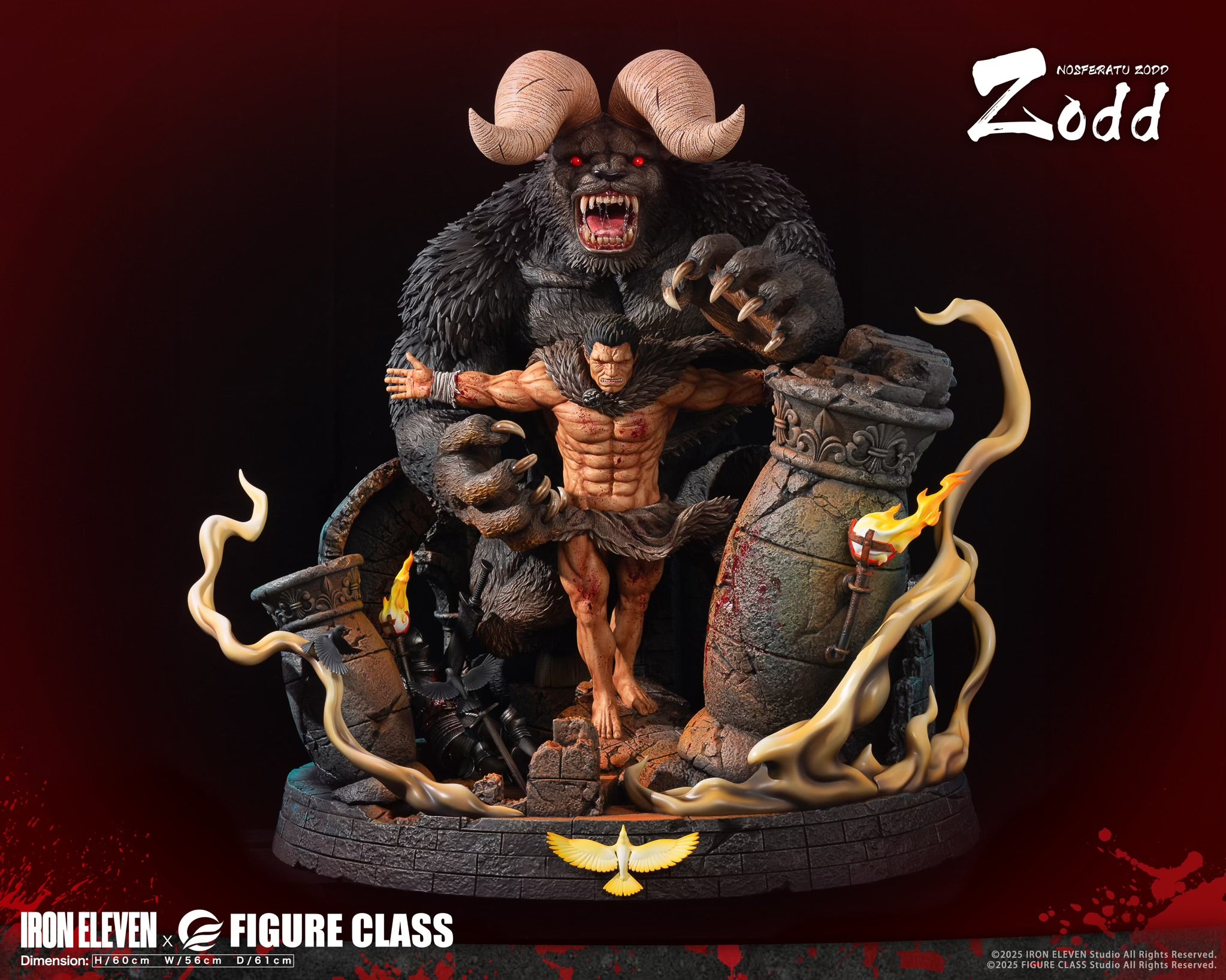 Berserk Iron Eleven x Figure Class Nosferatu Zodd Resin Statue [PRE-OR