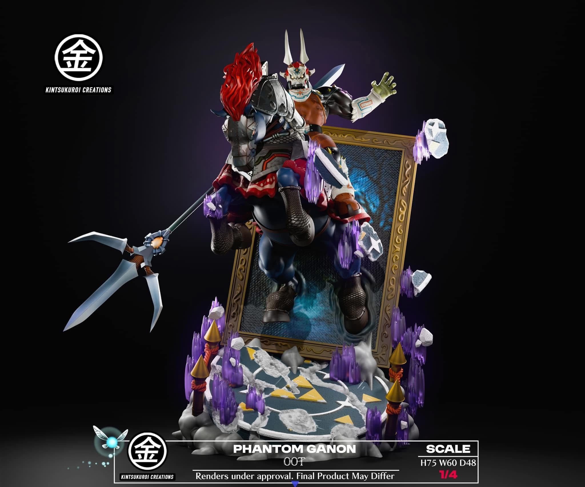 The Legend of Zelda Kintsukuroi Creations Phantom Ganon Resin Statue ...
