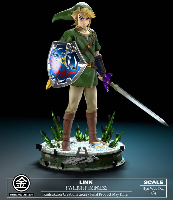 The Legend Of Zelda Kintsukuroi Creations Link Twilight Princess Resin ...
