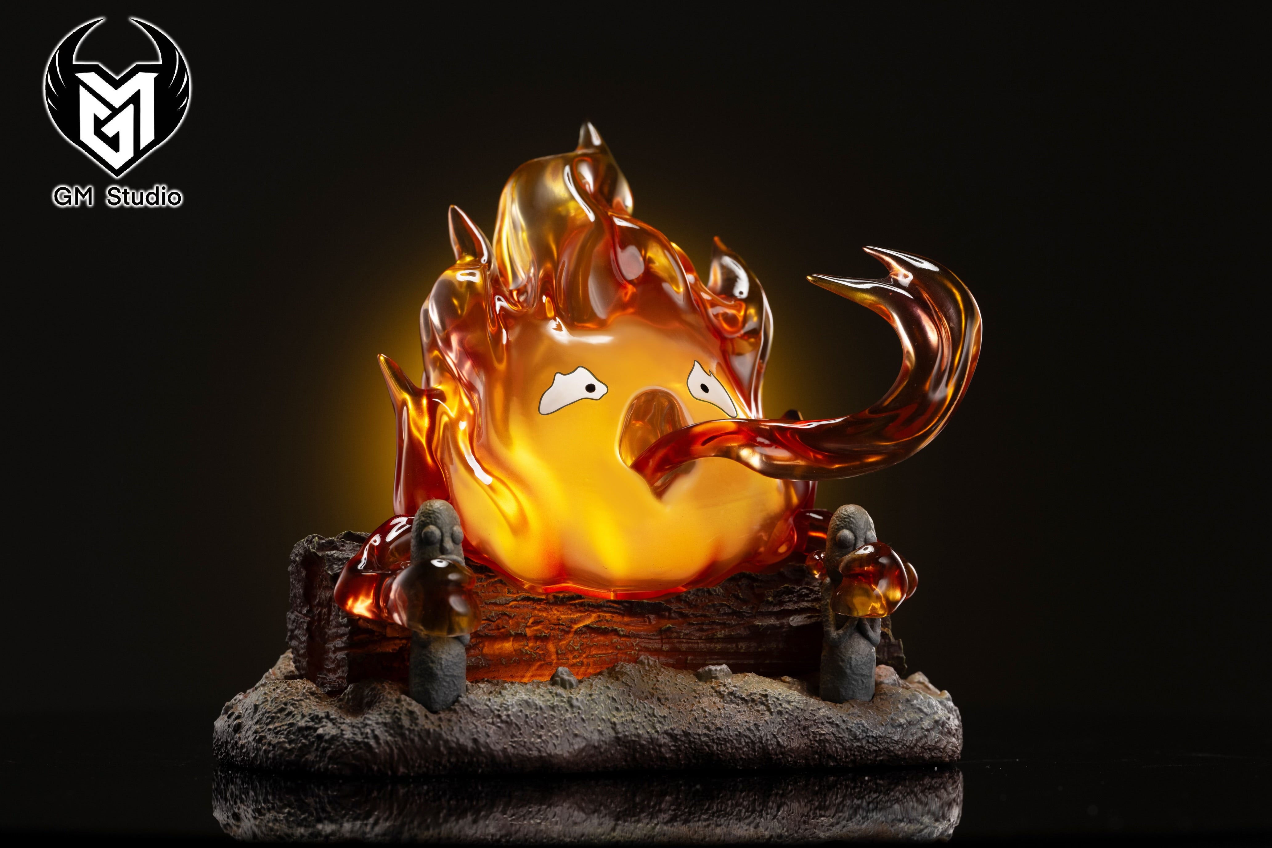 Howls Moving Castle GM Studio Calcifer V2 Resin Statue – ClubHouse Statues