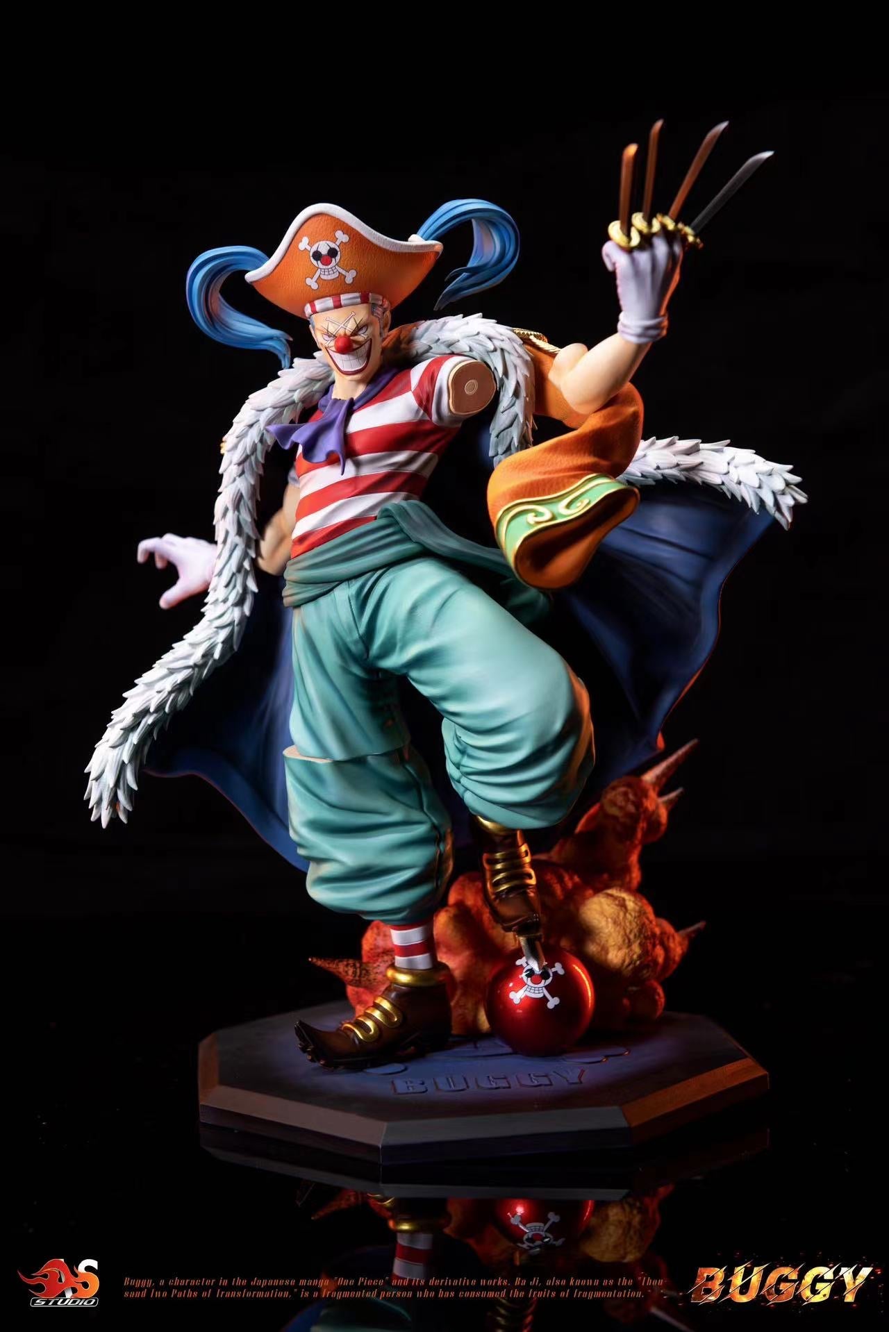 One Piece AS Studio Seven Warlords of the Sea Buggy Resin Statue ...