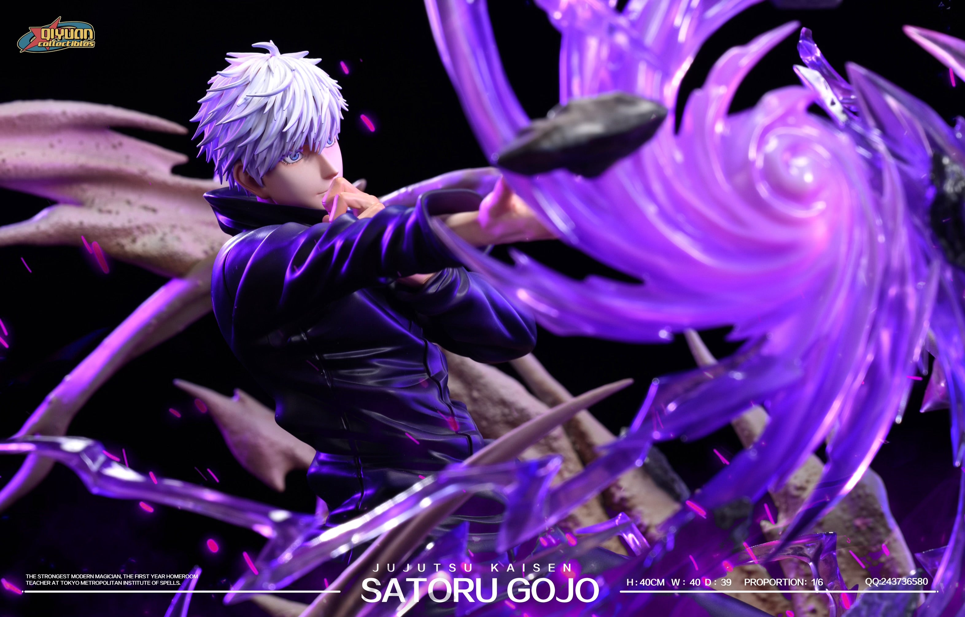 Jujutsu Kaisen Qiyuan Studio Satoru Gojo Resin Statue – ClubHouse Statues