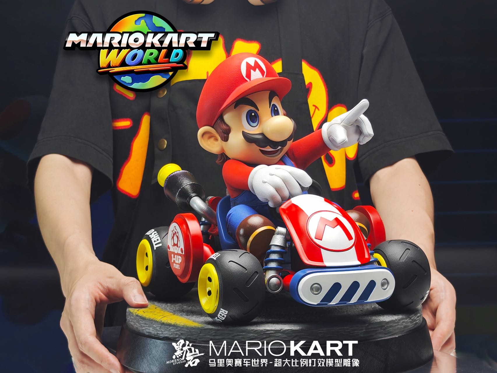 Mario Kart Moreno Studio Mariokart World Resin Statue – ClubHouse Statues