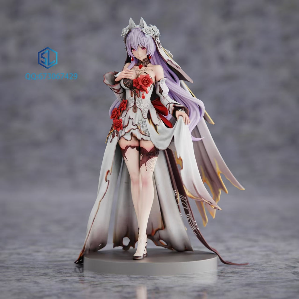 Honkai Impact 3 Shen Lan Studio Wedding Dress Theresa Apocalypse Resin ...