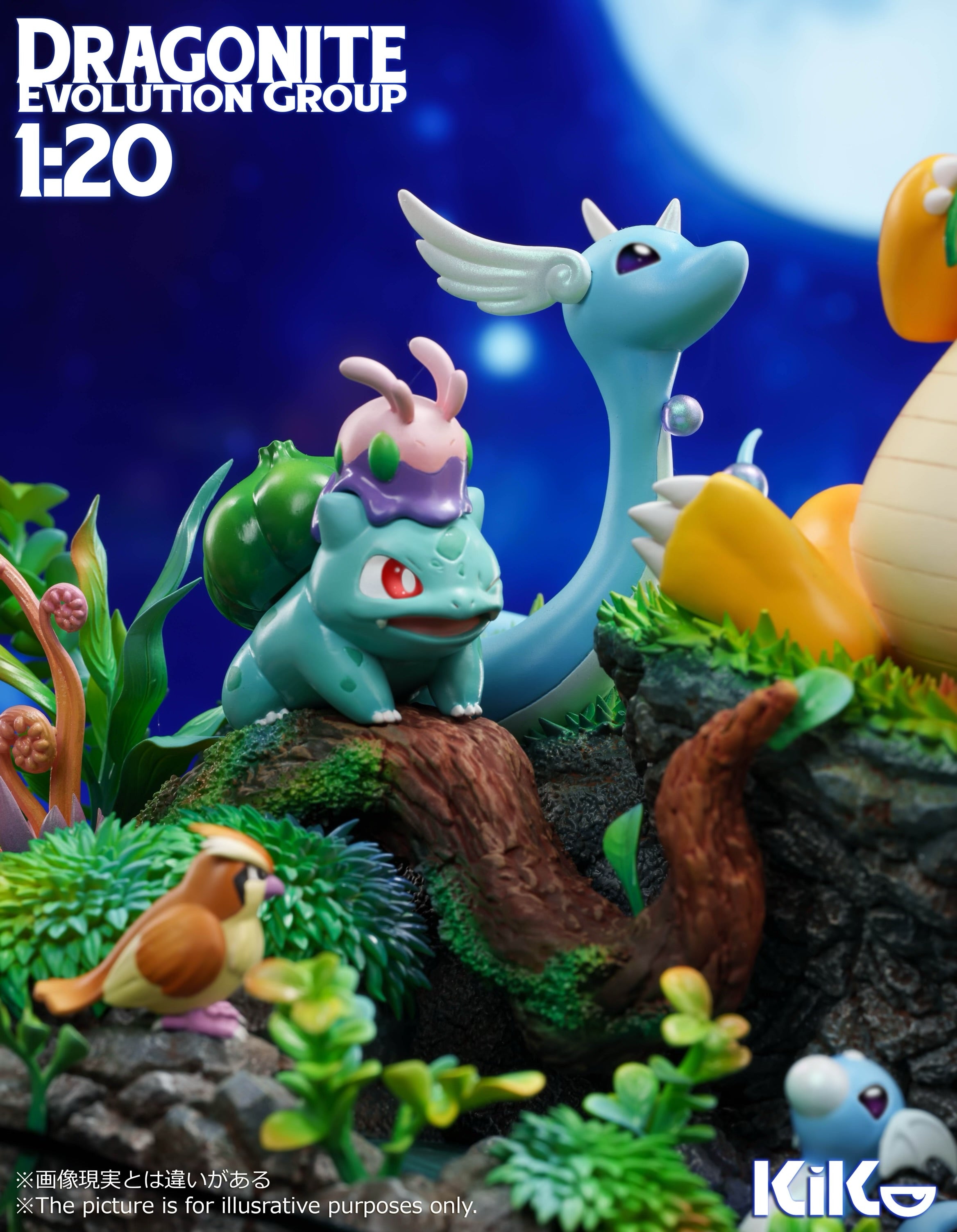 Pokemon KiKo Studio Dragonite Evolution Set Resin Statue – ClubHouse ...