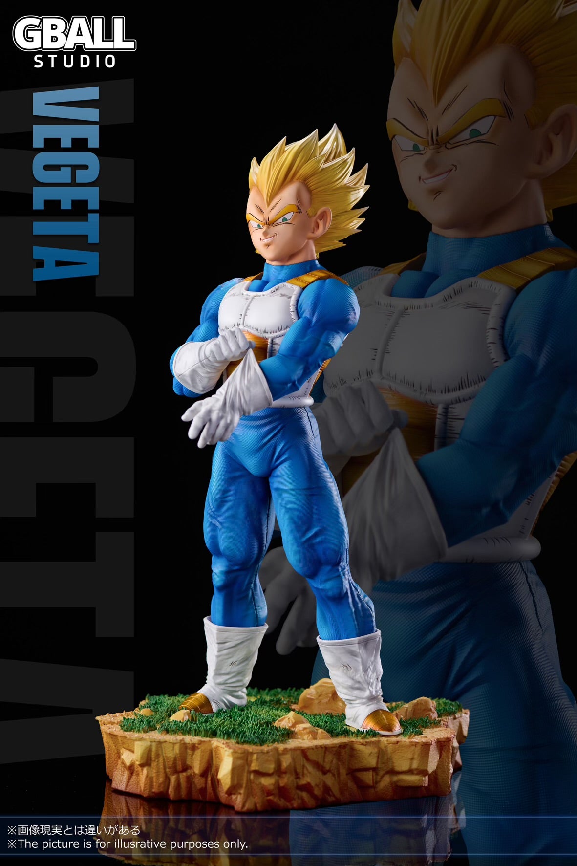 Dragon Ball GBALL Studio Vegeta Resin Statue [PRE-ORDER]