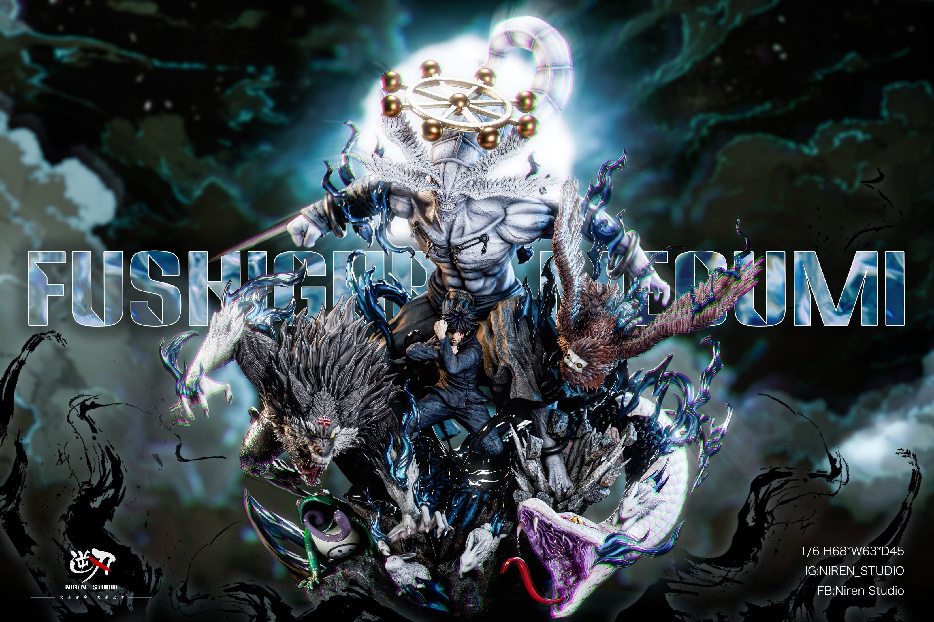 Jujutsu Kaisen Niren Studio Fushiguro Megumi Resin Statue [PRE-ORDER]