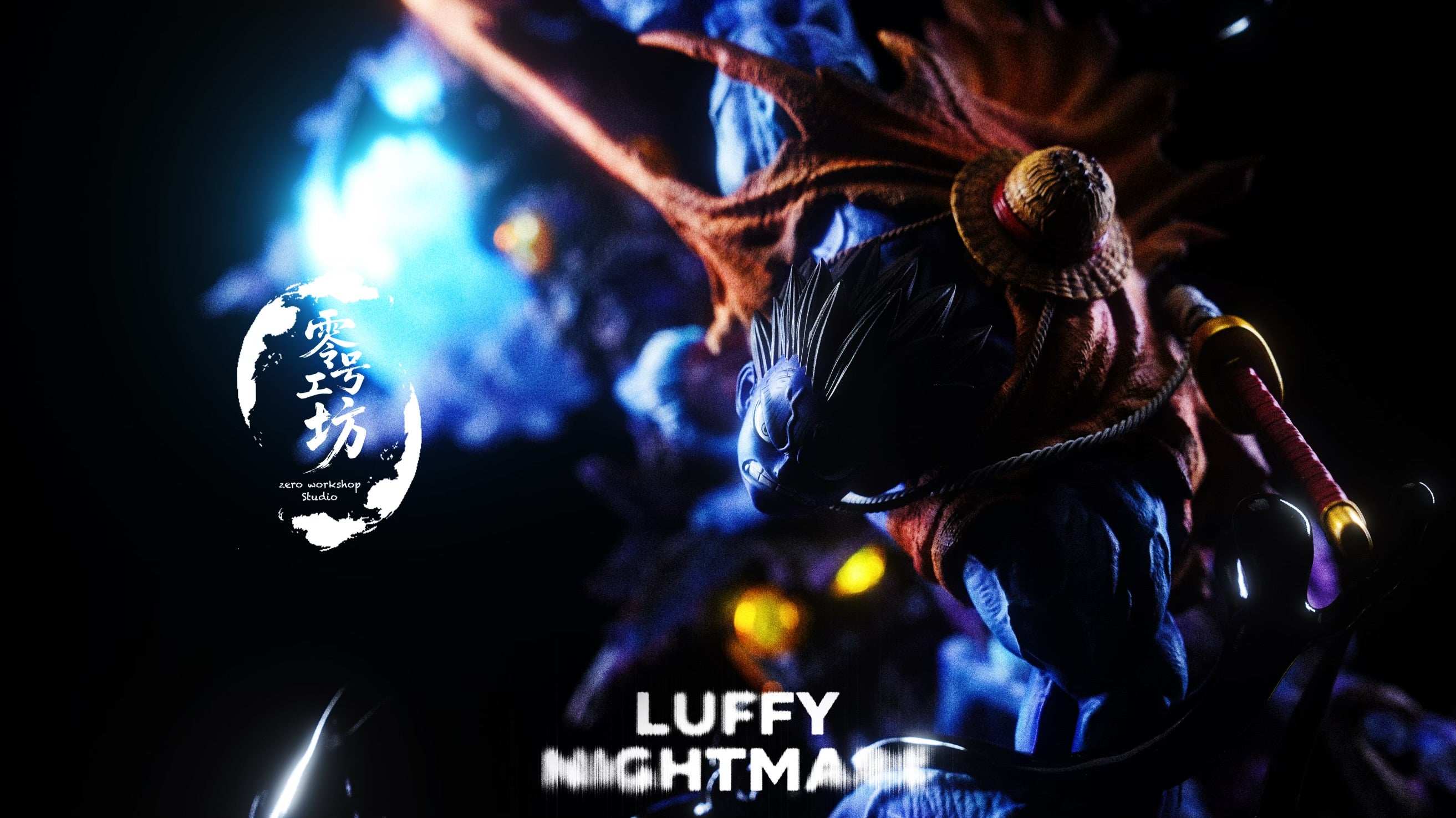 One Piece Zero WorkShop Studio x TMD Studio Nightmare Luffy Resin Stat ...
