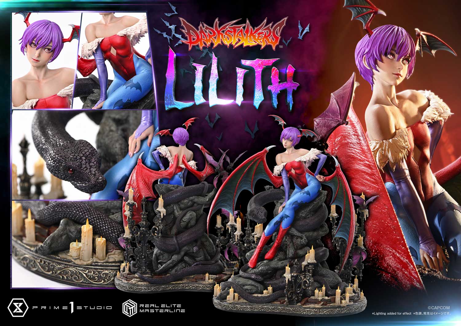 Darkstalkers Prime 1 Studio Lilith Licensed Resin Statue – ClubHouse ...