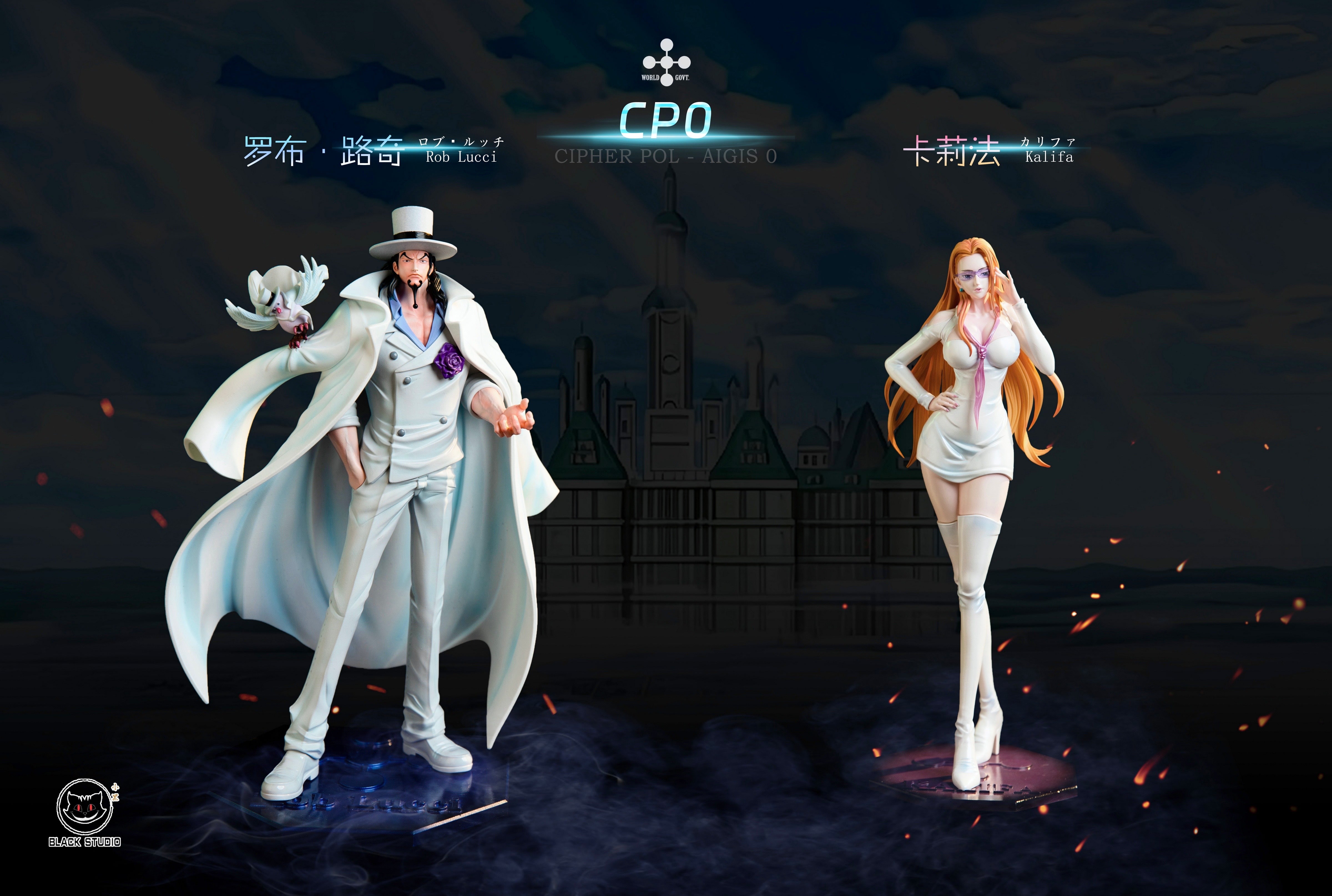 One Piece Black Studio Kalifa x Rob Lucci Resin Statue [PRE-ORDER]