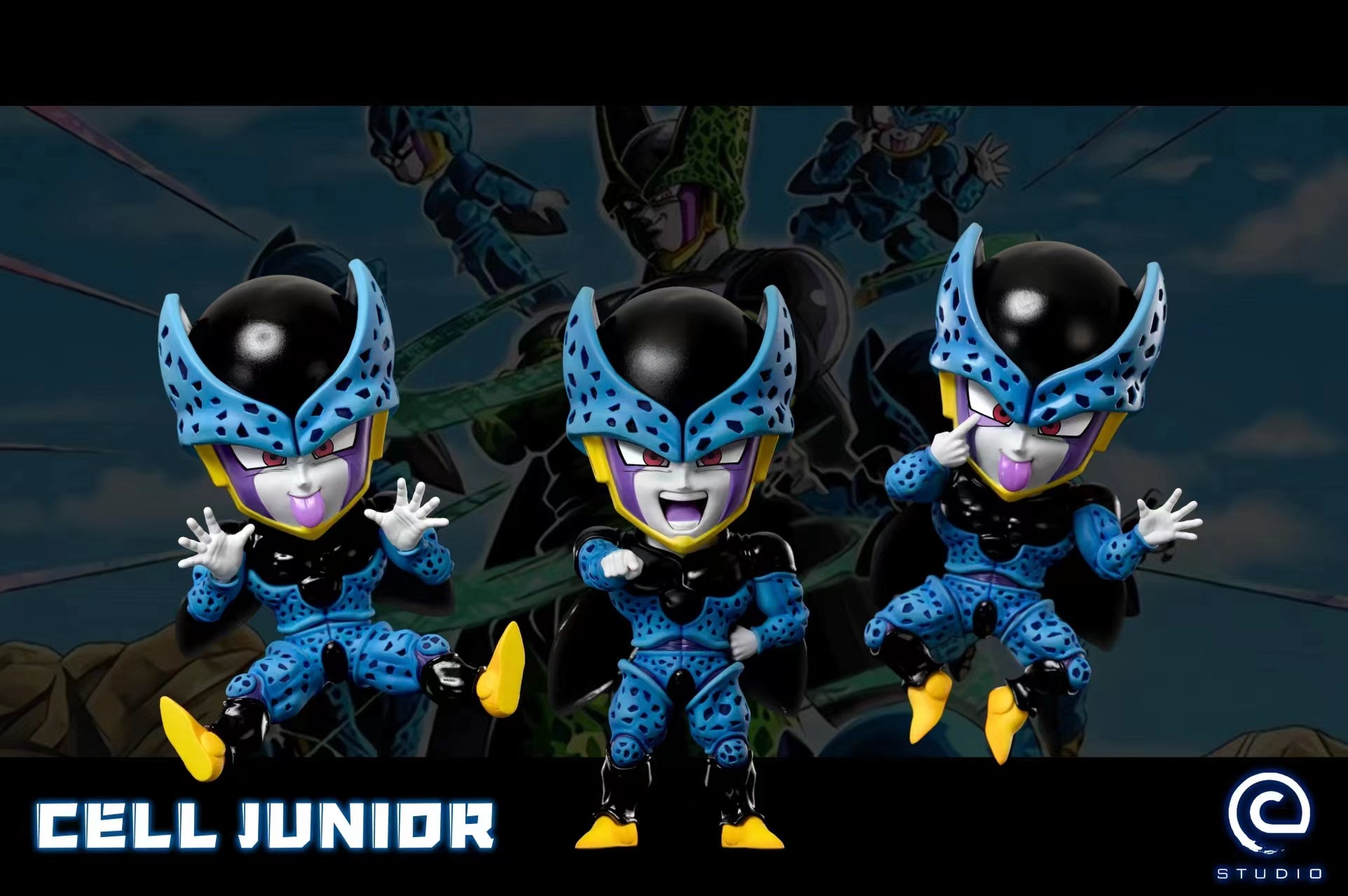 Dragon Ball C Studio Cell Junior Resin Statue – ClubHouse Statues