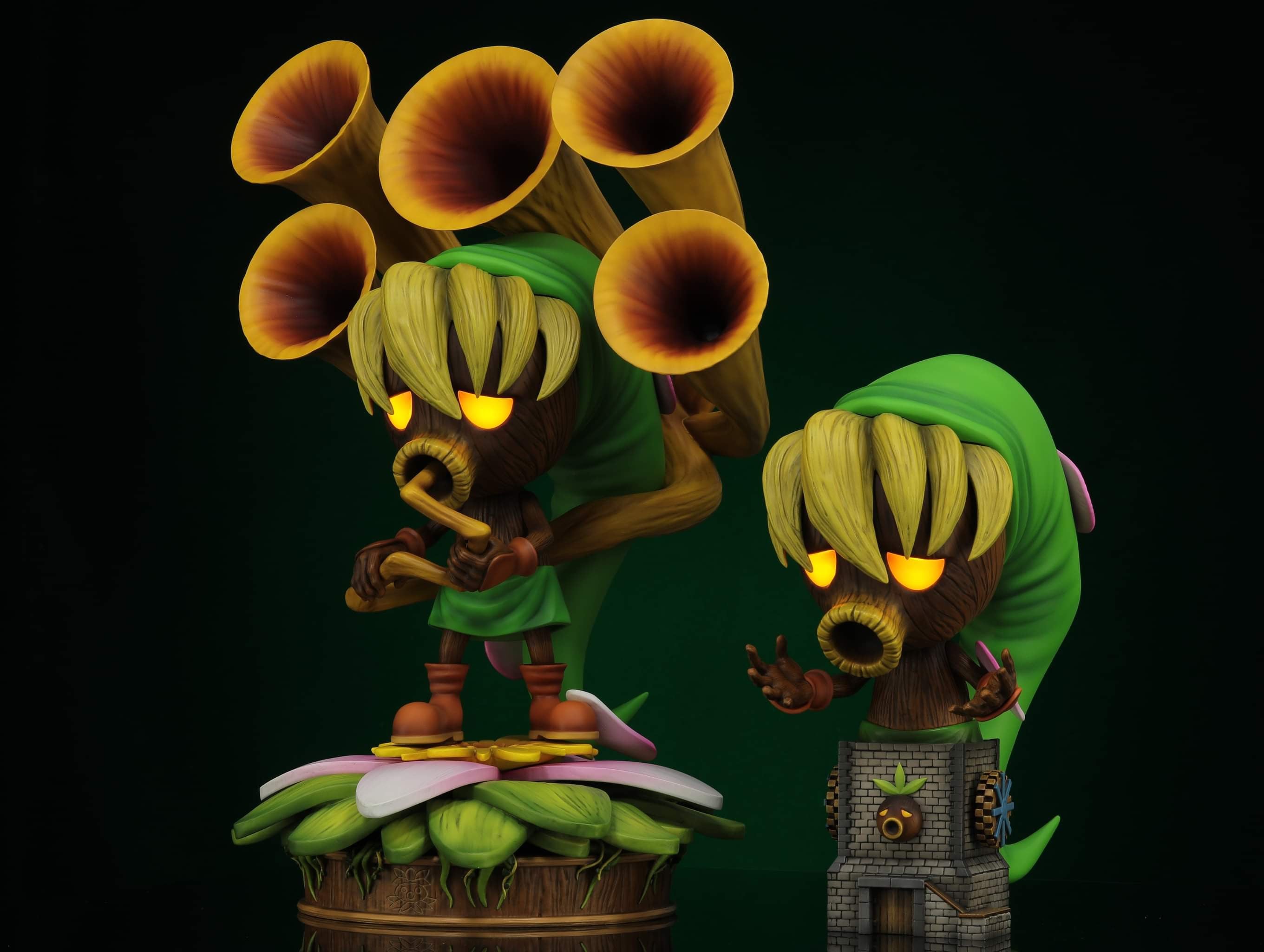 The Legend Of Zelda Kintsukuroi Creations Cursed Mask x Wooden Child R ...