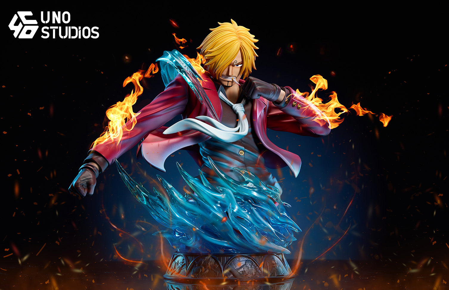One Piece UNO Studio Sanji Bust Resin Statue – ClubHouse Statues