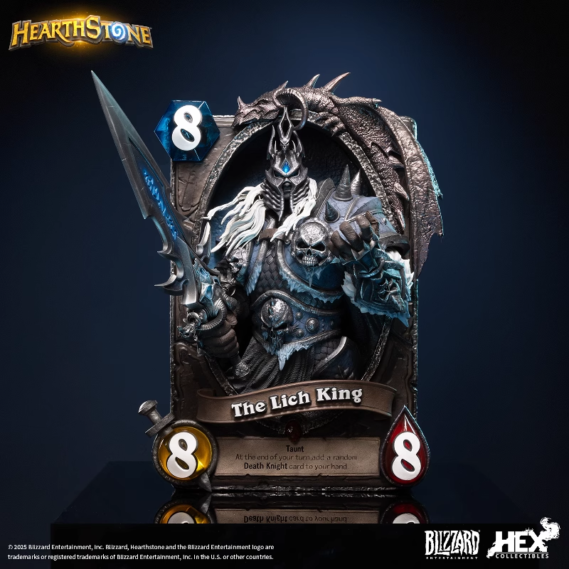 World of Warcraft Blizzard HEX Collectibles Hearthstone Lich King Card ...