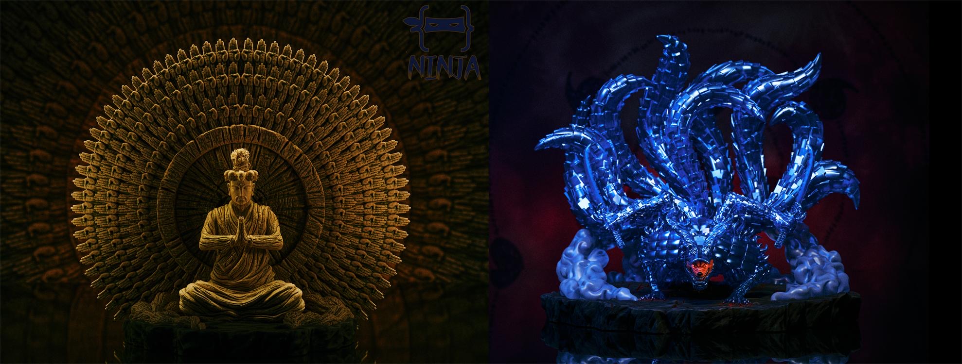 Naruto NINJA Studio Sage Art Wood Release True Several Thousand Hands ...