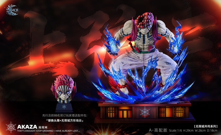 Demon Slayer ICE Studio Akaza Resin Statue – ClubHouse Statues
