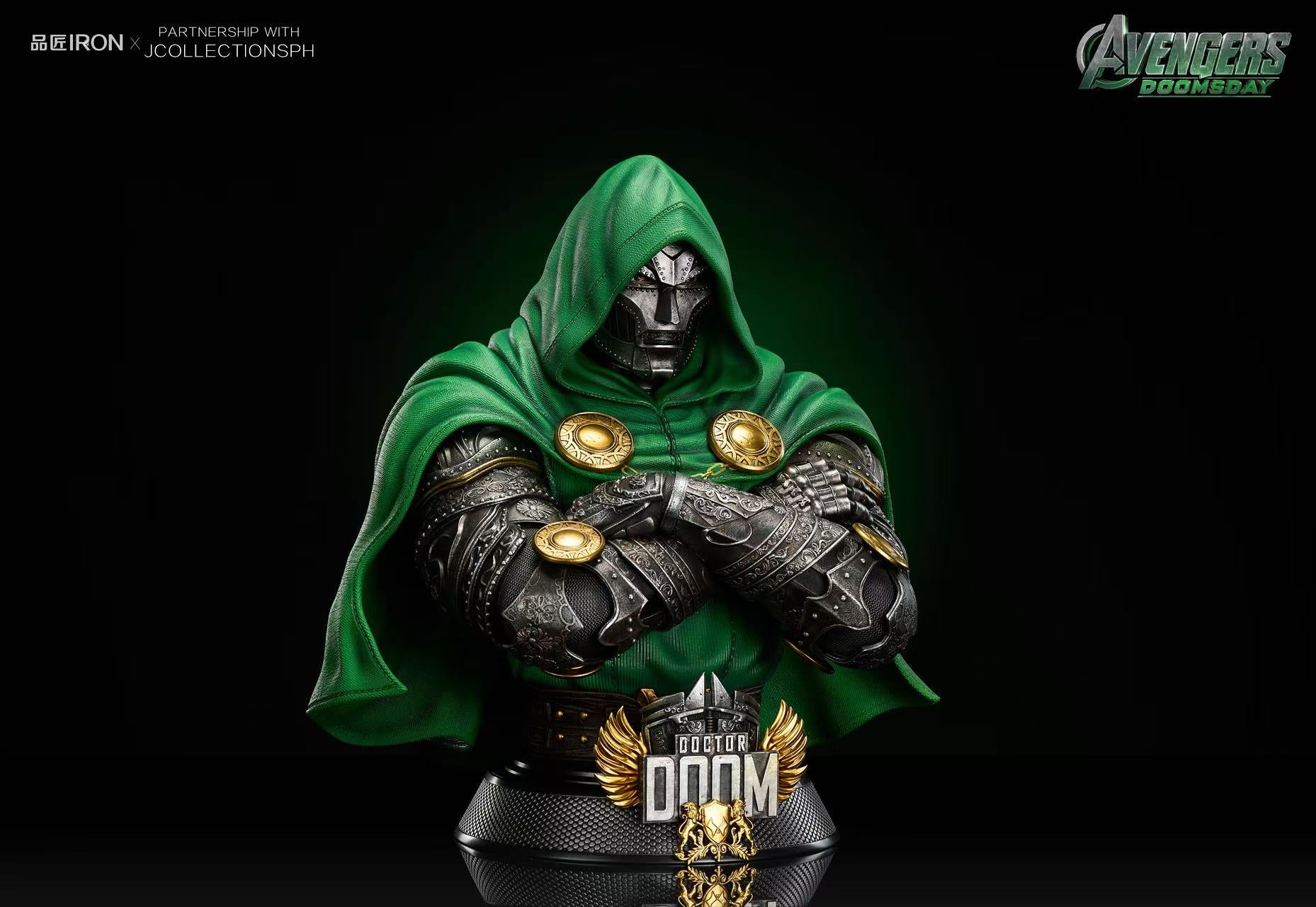 Marvel Iron Studio Marvel Doctor Doom Bust Resin Statue – ClubHouse Statues