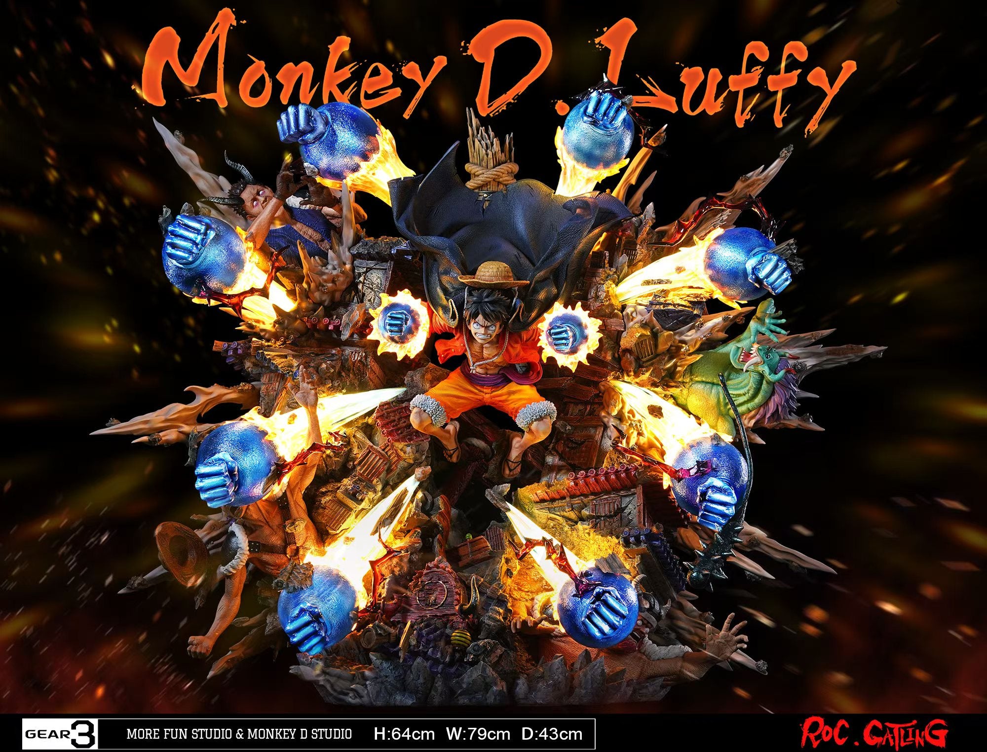 One Piece More Fun Studio × Monkey D Studio Luffy Gear 3 – ClubHouse ...