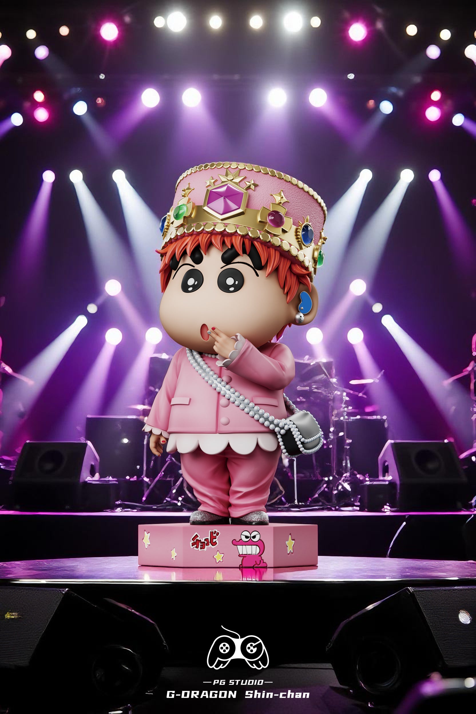 Shin Chan PG Studio Nohara Shinnosuke Cos G Dragon Resin Statue ...