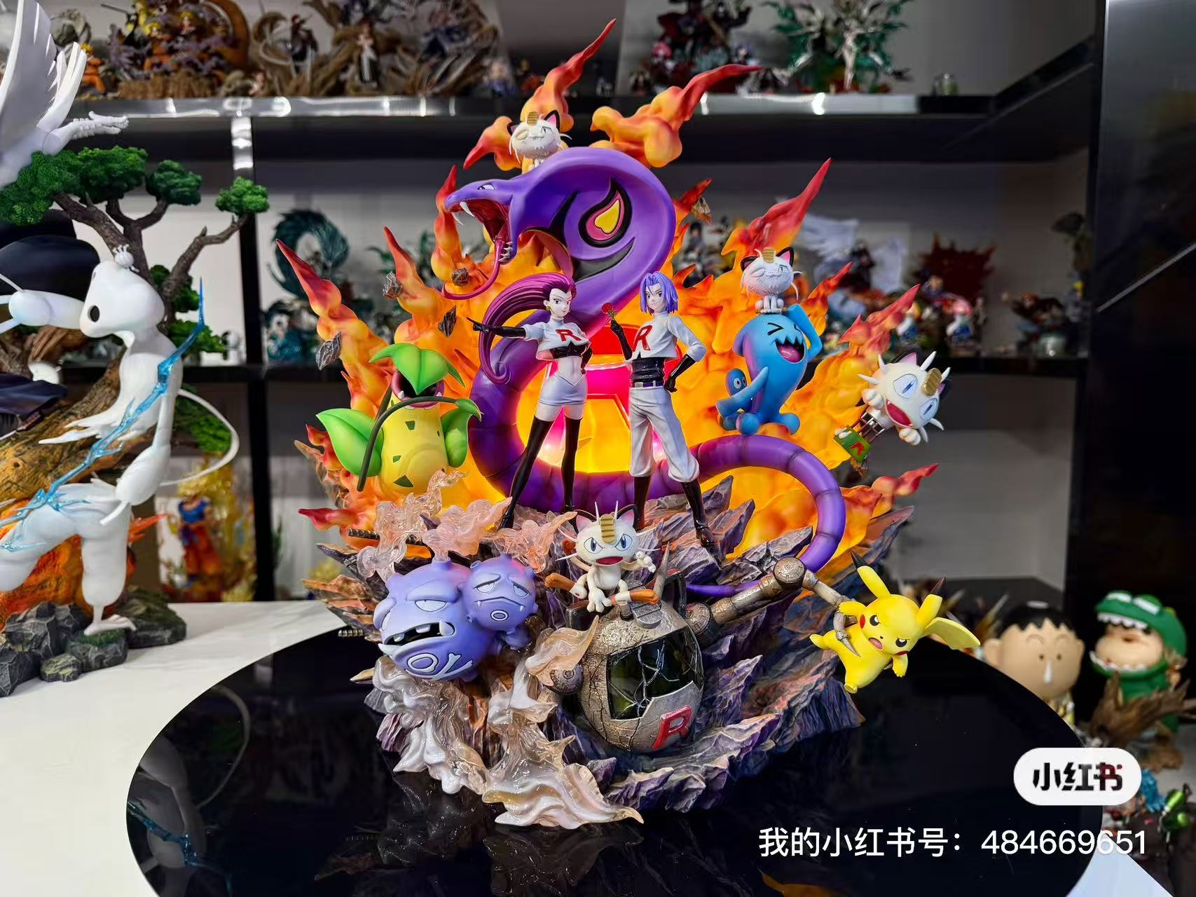Pokemon EMO Studio Team Rocket – ClubHouse Statues