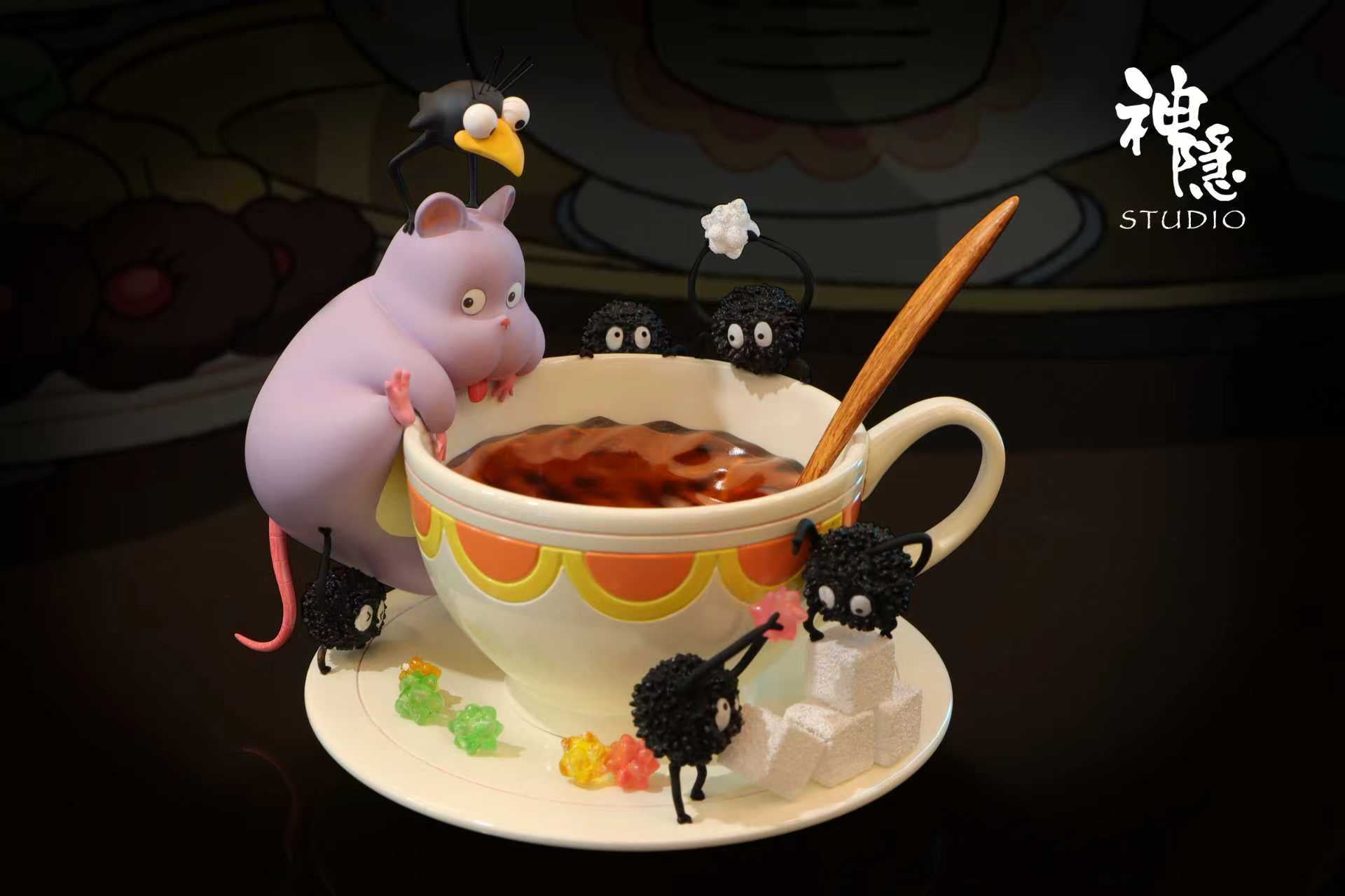 Spirited Away ShenYin Studio Boh Tea Time Resin Statue – ClubHouse Statues